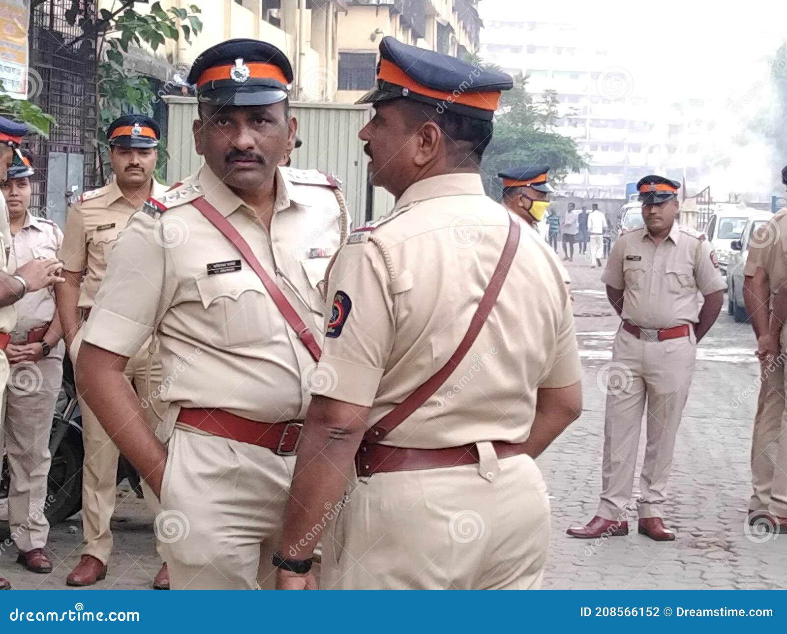 Police Talking with Each Other in Uniform Editorial Photography - Image ...