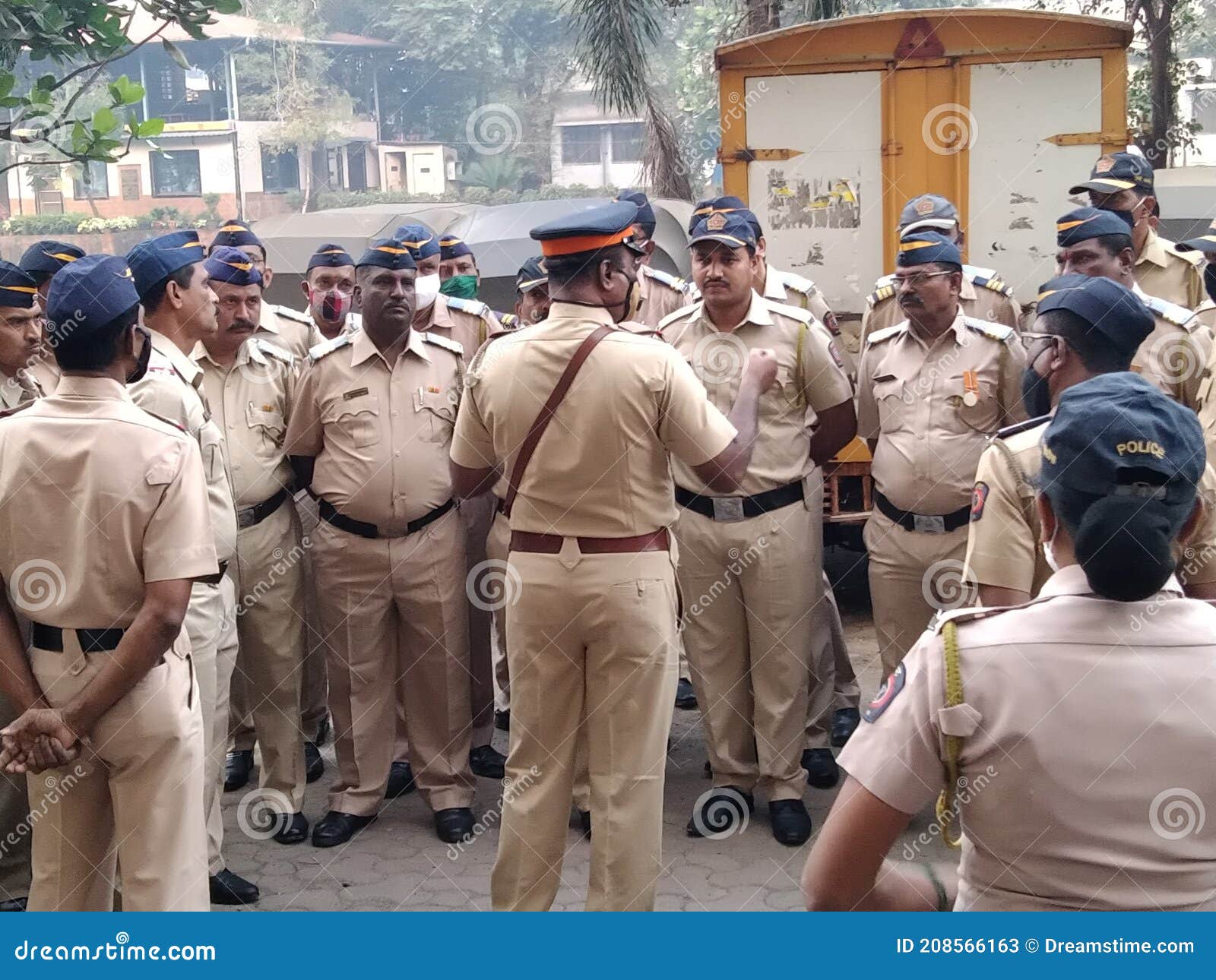 Police Talking with Each Other Editorial Stock Photo - Image of ...