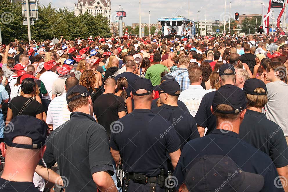 Police Team on Patrol editorial stock image. Image of dutch - 12105244