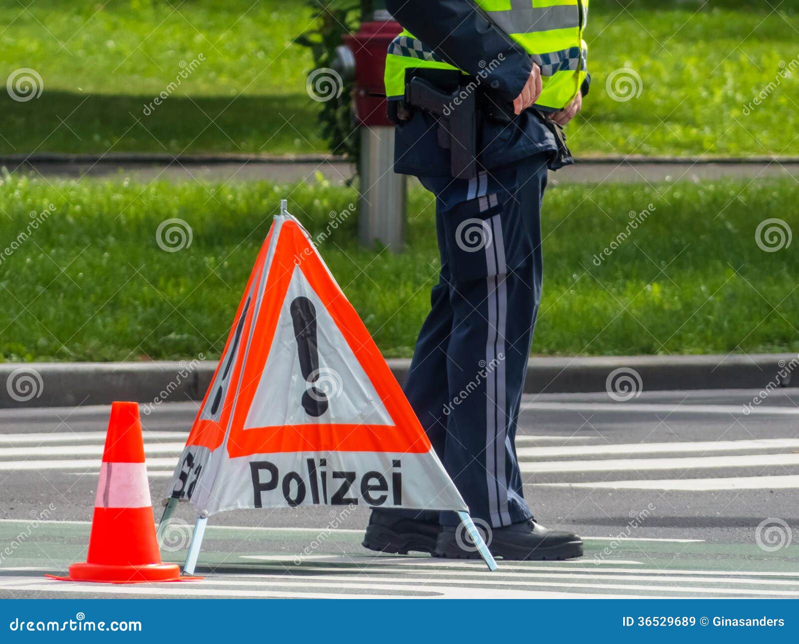Police use. roadblock stock image. Image of demo, reconnaissance - 36529689