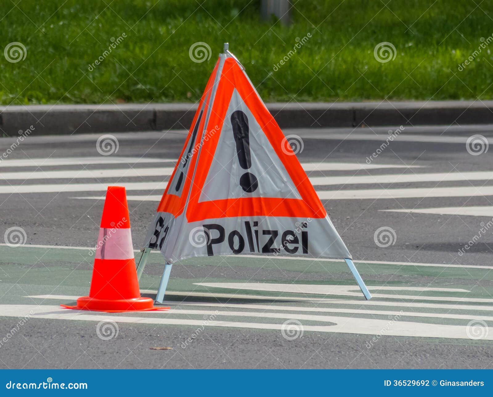 Police use. roadblock stock photo. Image of rescue, manhunt - 36529692