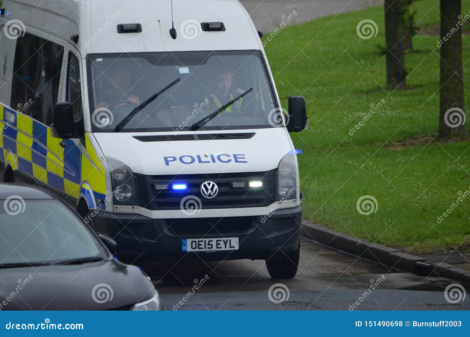 Police Van Mobile To Incident Editorial Stock Photo - Image of ...