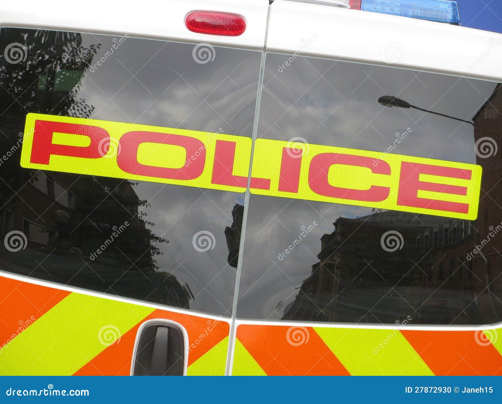 Police van sign stock photo. Image of blue, windows, enforcement - 27872930