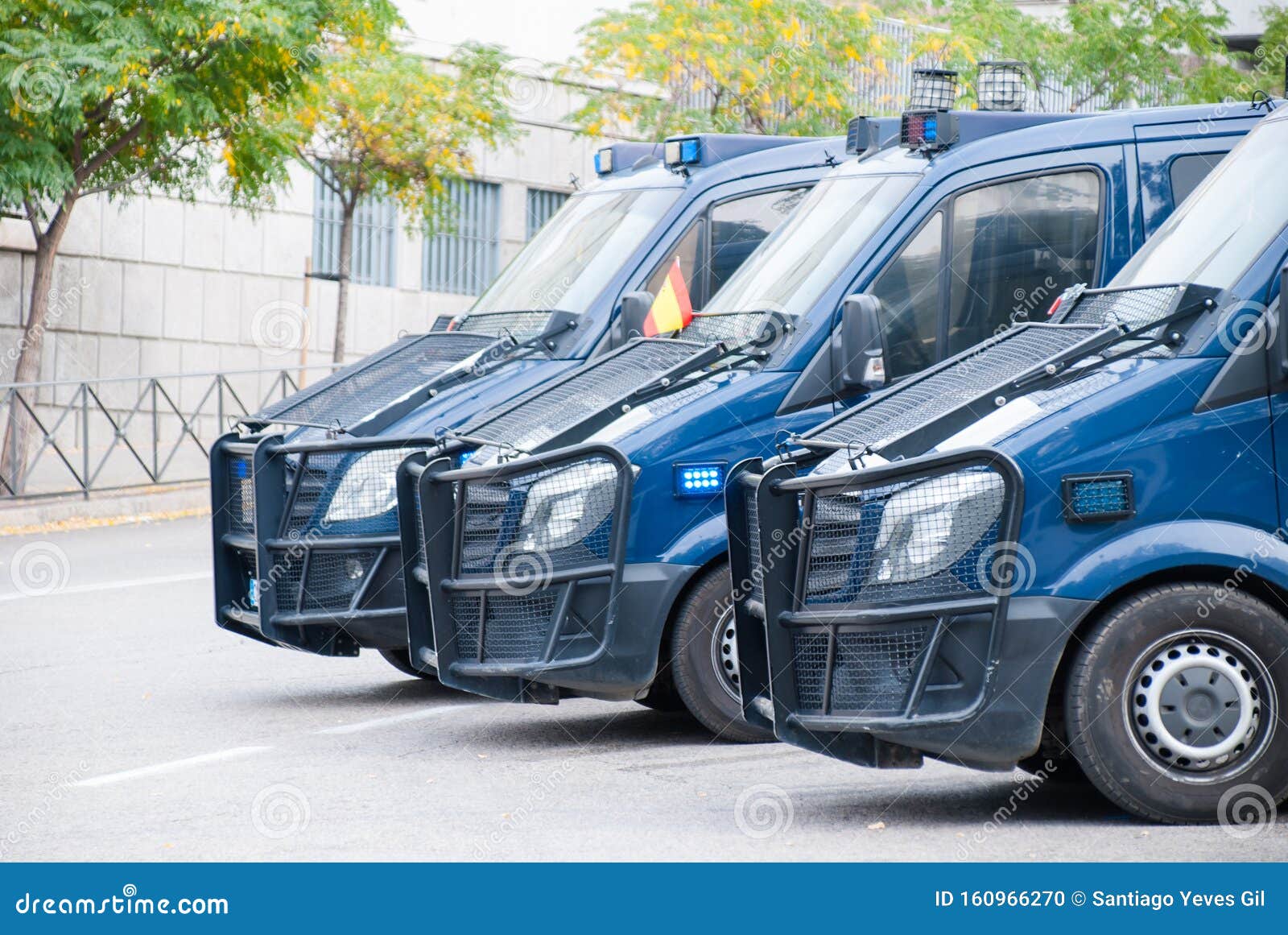 Police Vehicle for Police Transport Stock Photo - Image of crime, siren ...