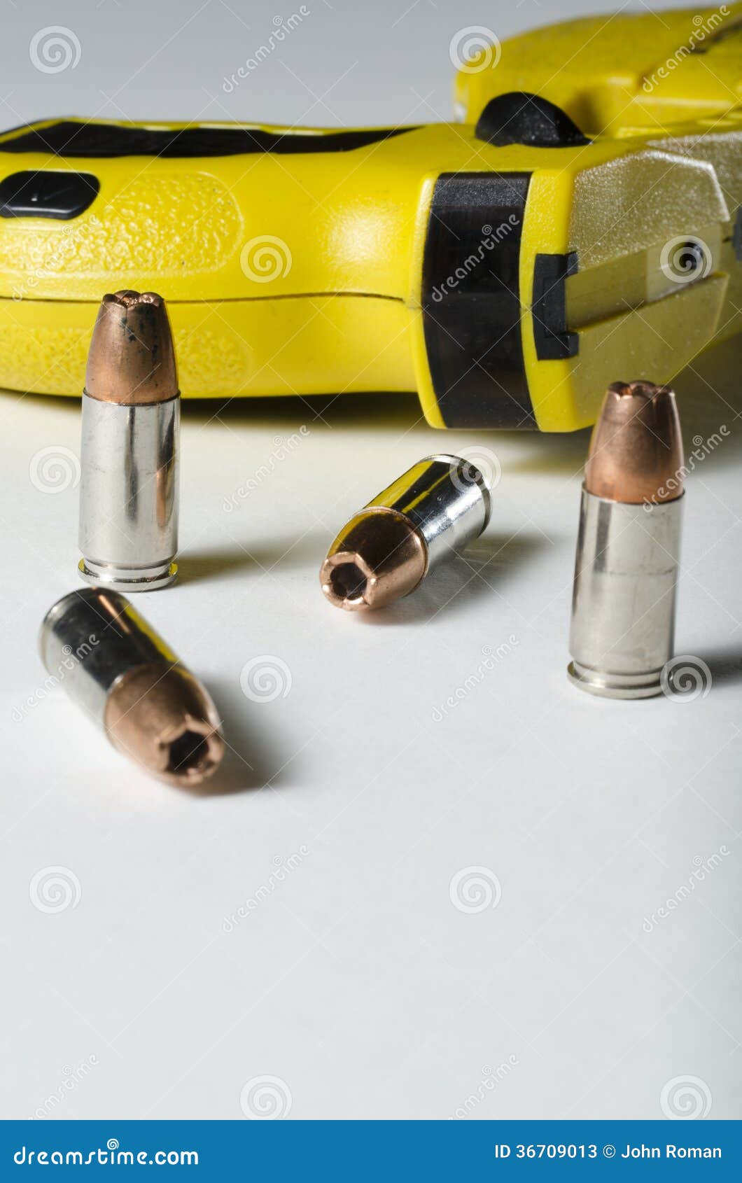 Police weapons stock image. Image of bullet, projectile - 36709013