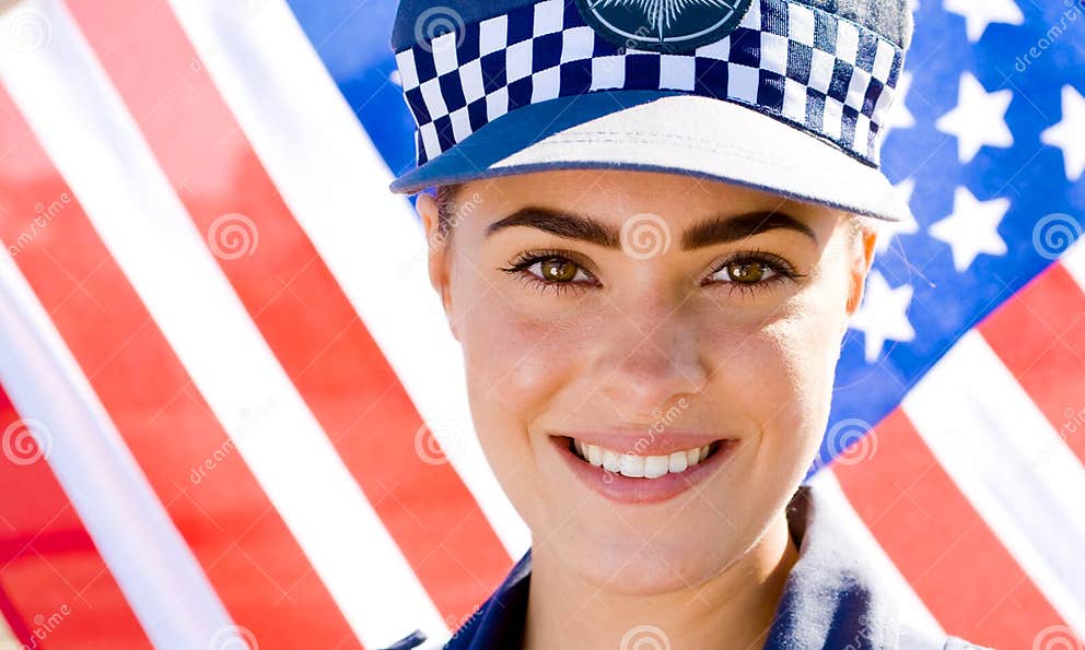 Police woman stock image. Image of enforcer, peace, person - 8865307