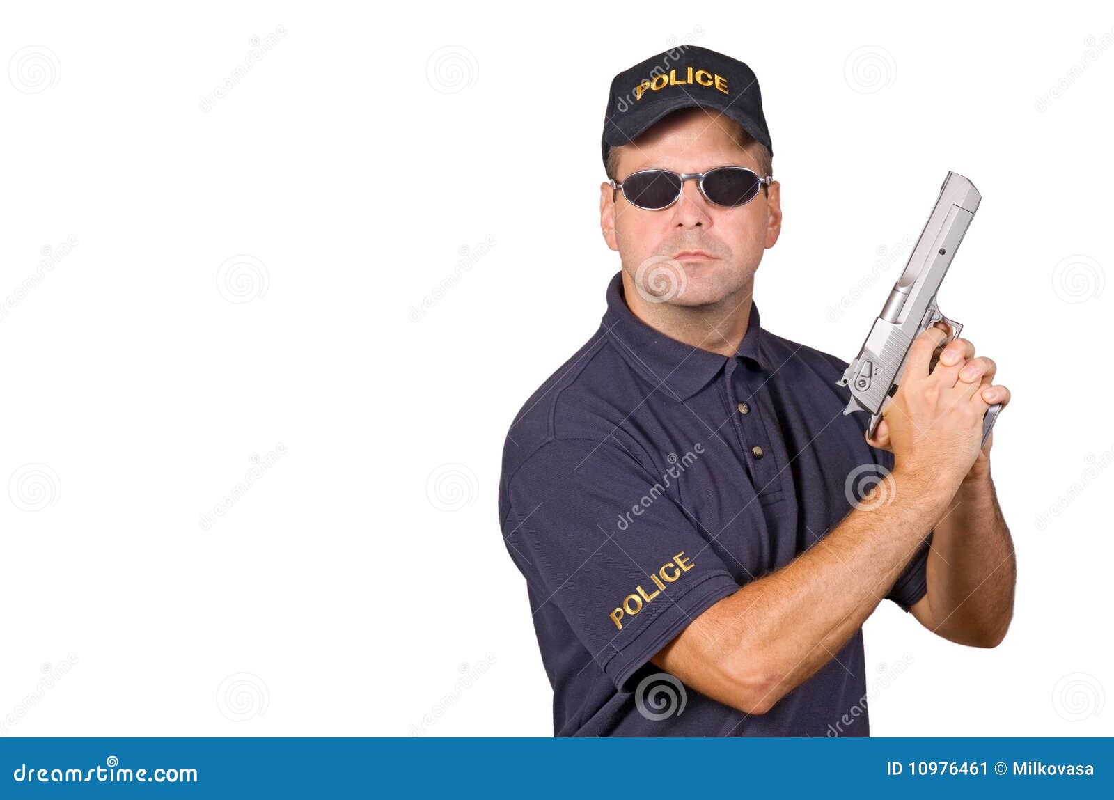 Policeman stock image. Image of gunfight, agent, criminal - 10976461
