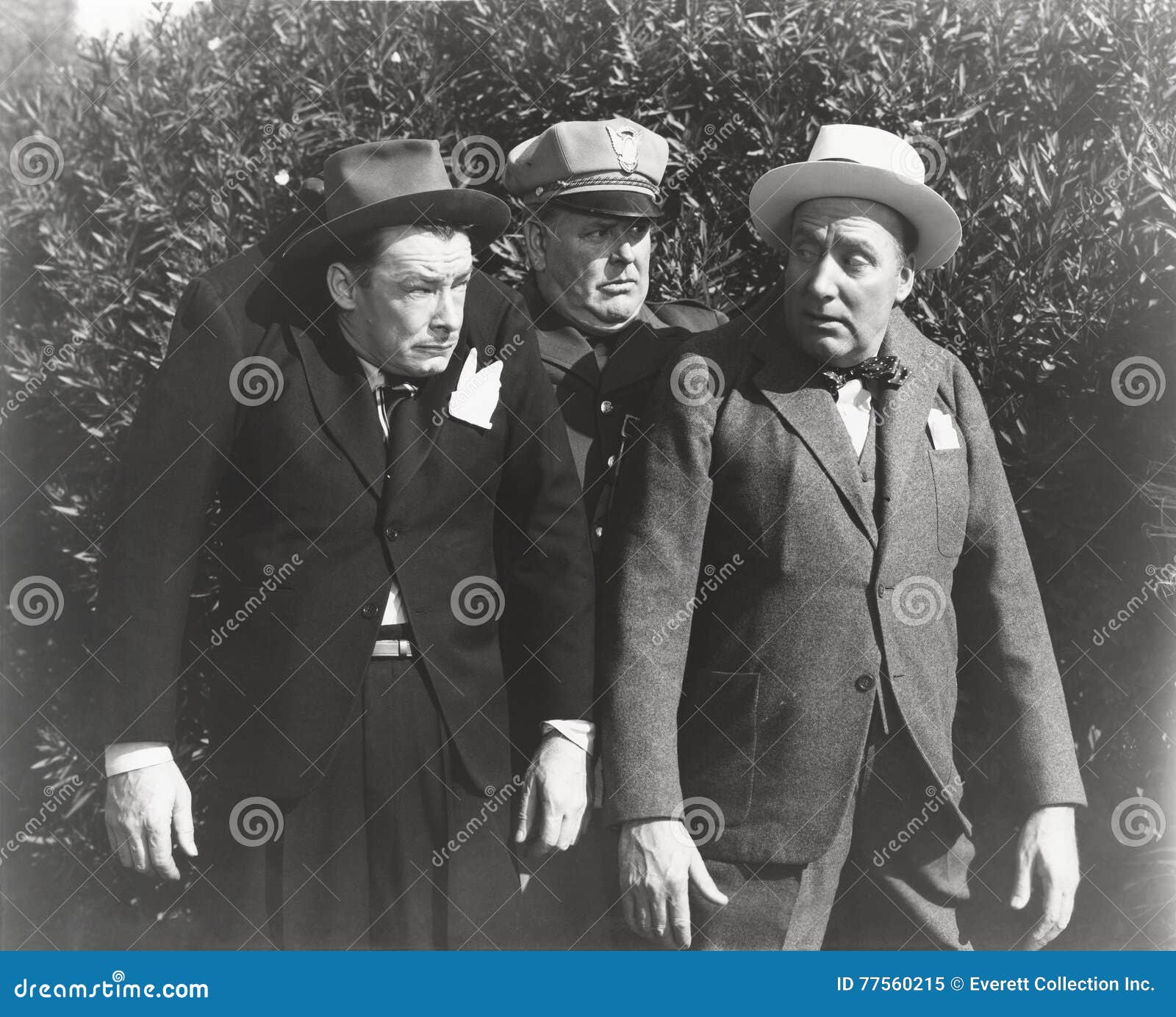 Policeman Arresting Two Men Stock Image - Image of 1910s1940s, nautical ...