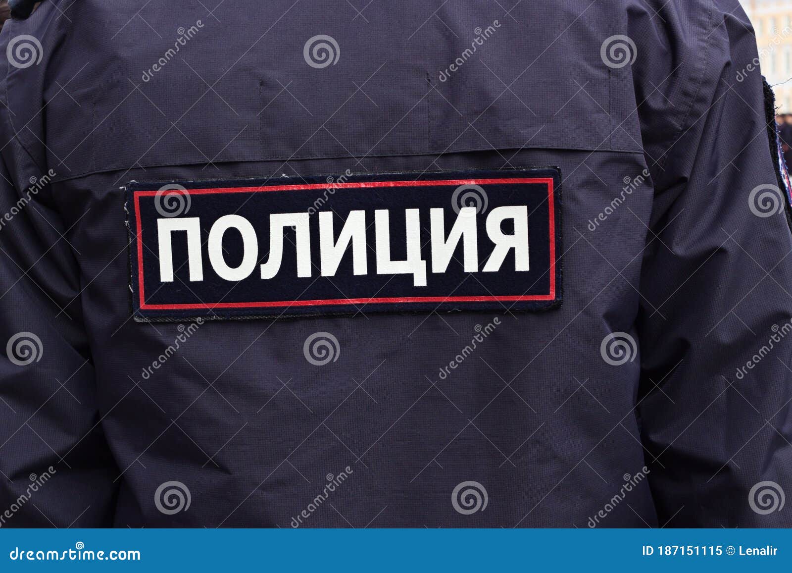 Policeman back view stock image. Image of siloviki, national - 187151115