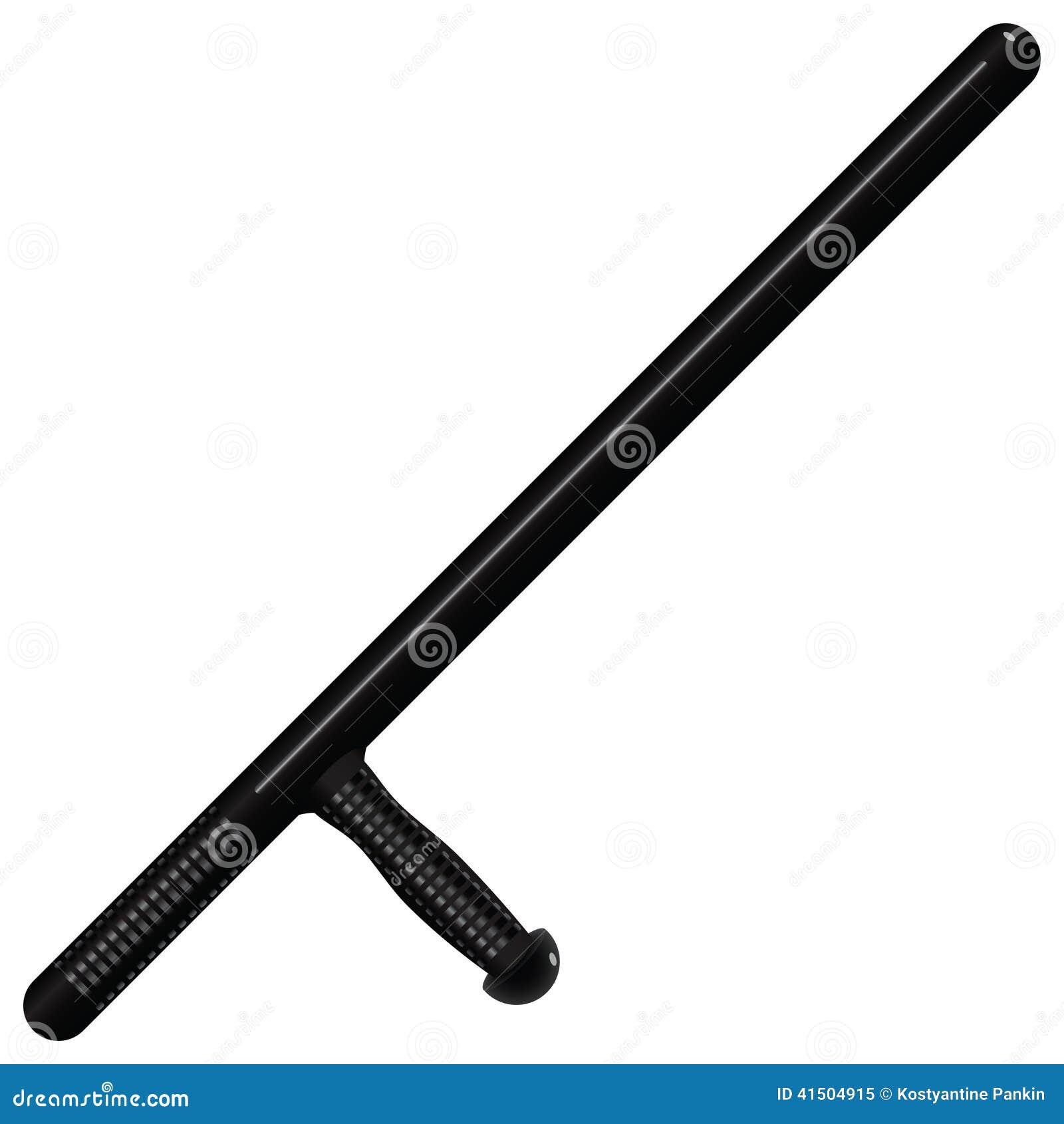 Policeman Baton stock illustration. Illustration of police - 41504915