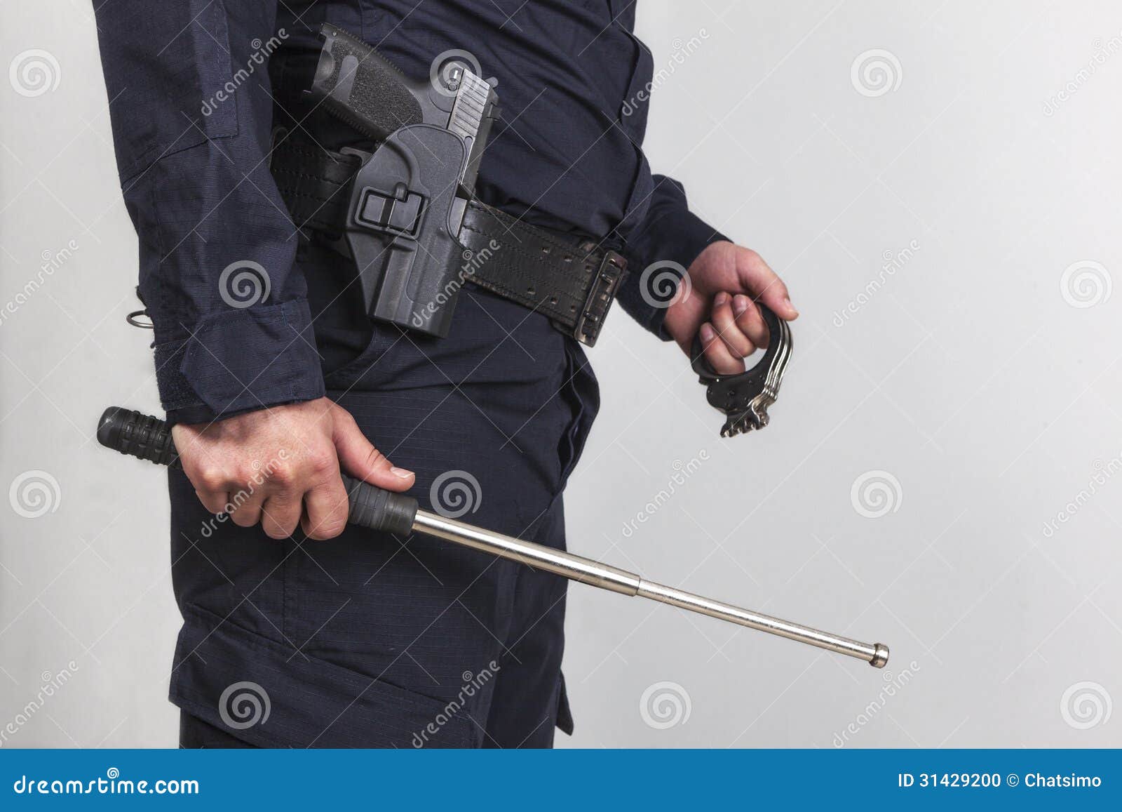 Police Stick Weapon