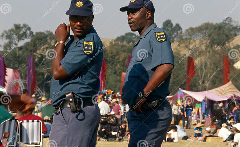 Policeman in South Africa editorial image. Image of officers - 25575295