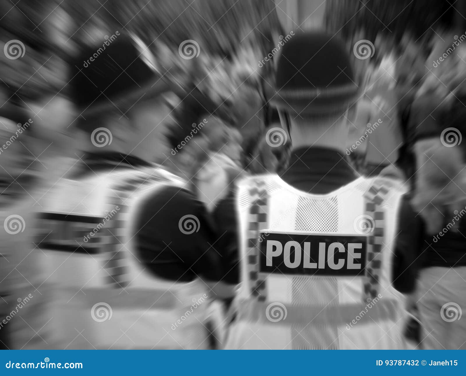 Policemen of crowd control stock photo. Image of policing - 93787432