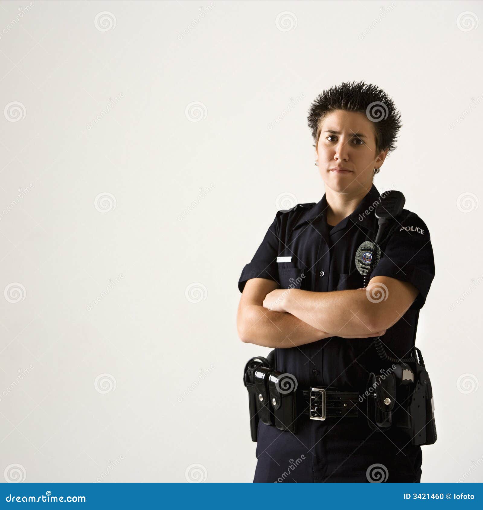 Policewoman. stock photo. Image of government, female - 3421460