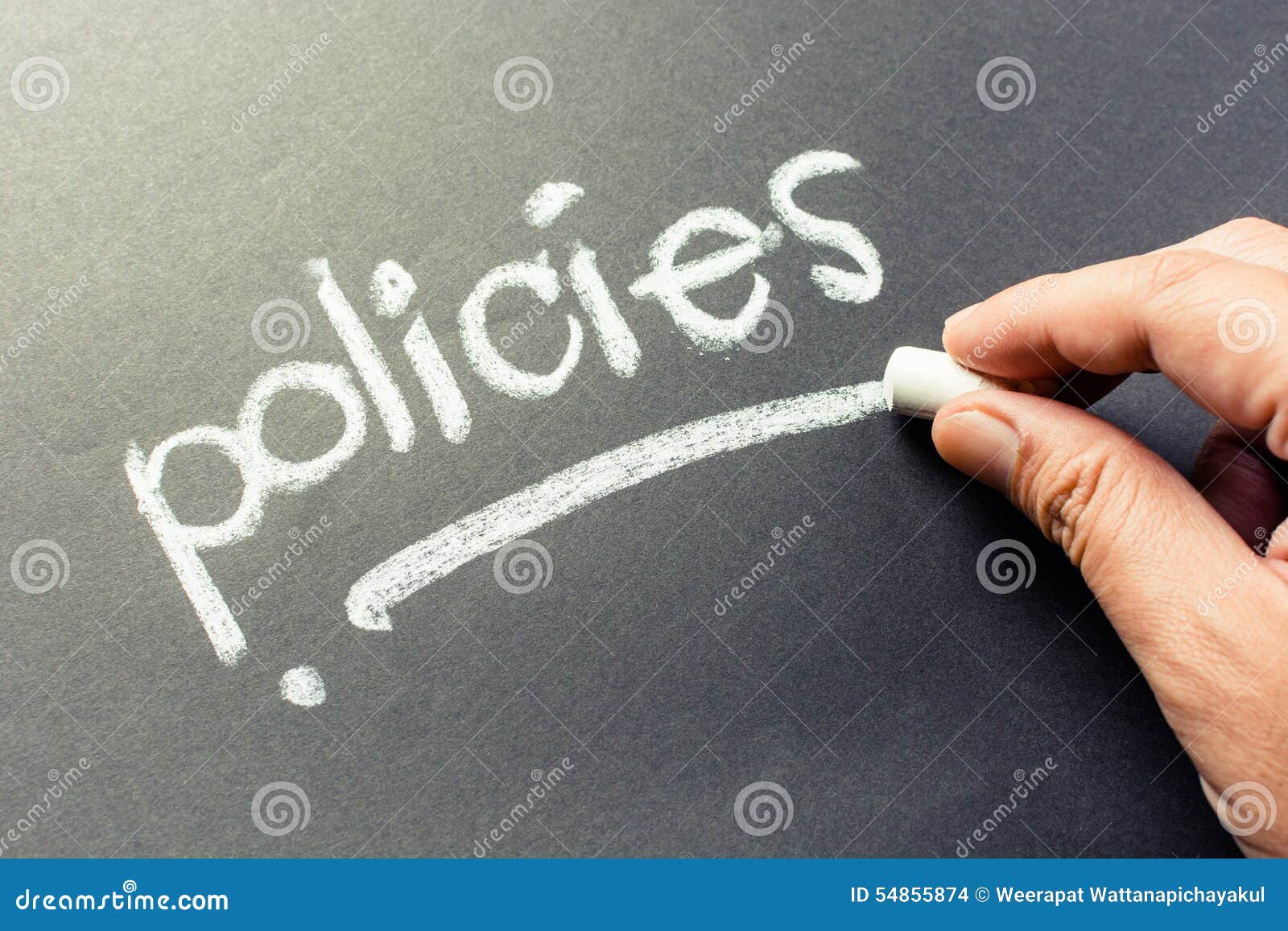 Policies stock photo. Image of black, important, marker - 54855874