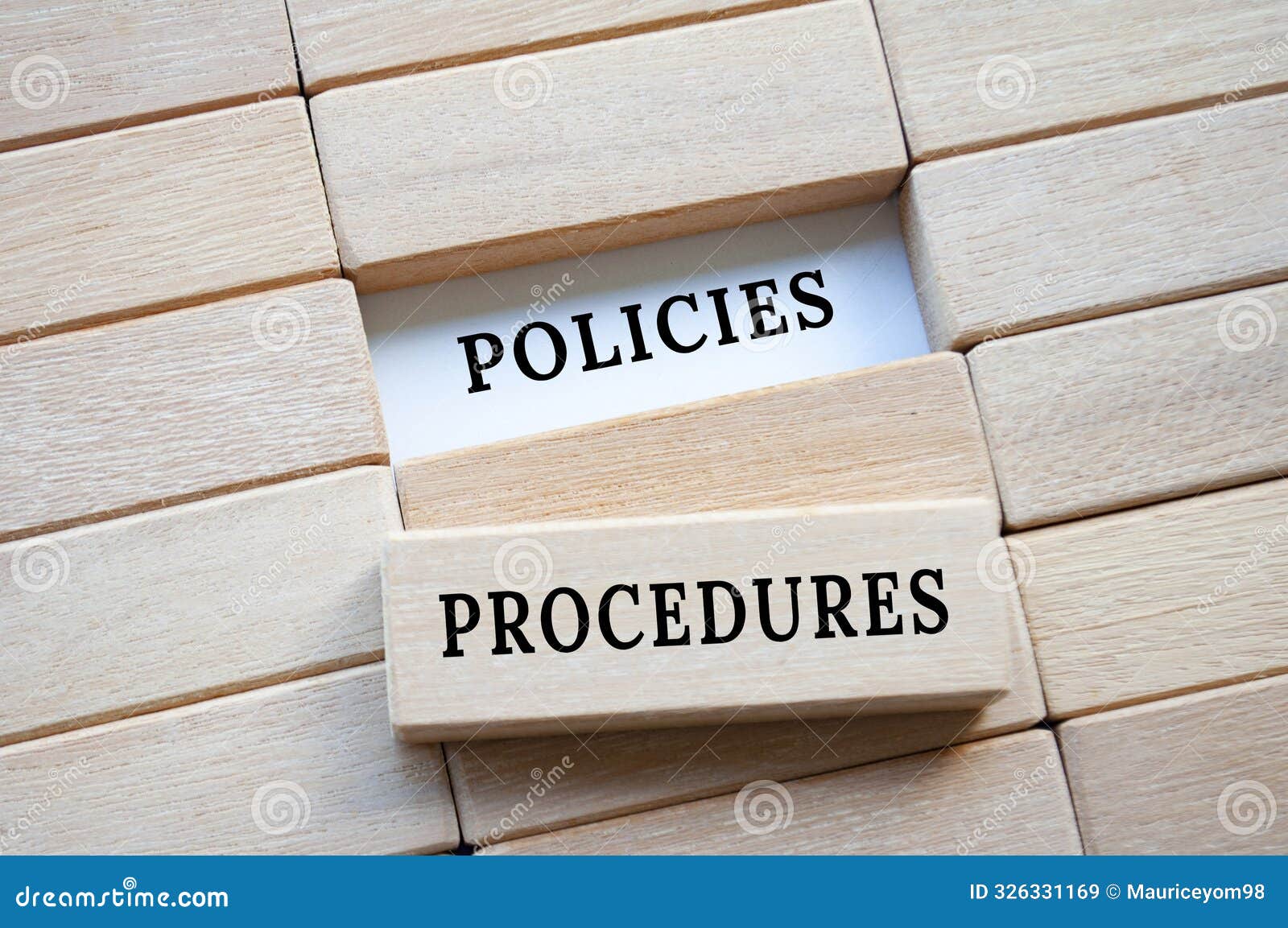 Policies and Procedures on Wooden Blocks. Company S Policies and ... Policies and Procedures on Wooden Blocks. Company S Policies and ...