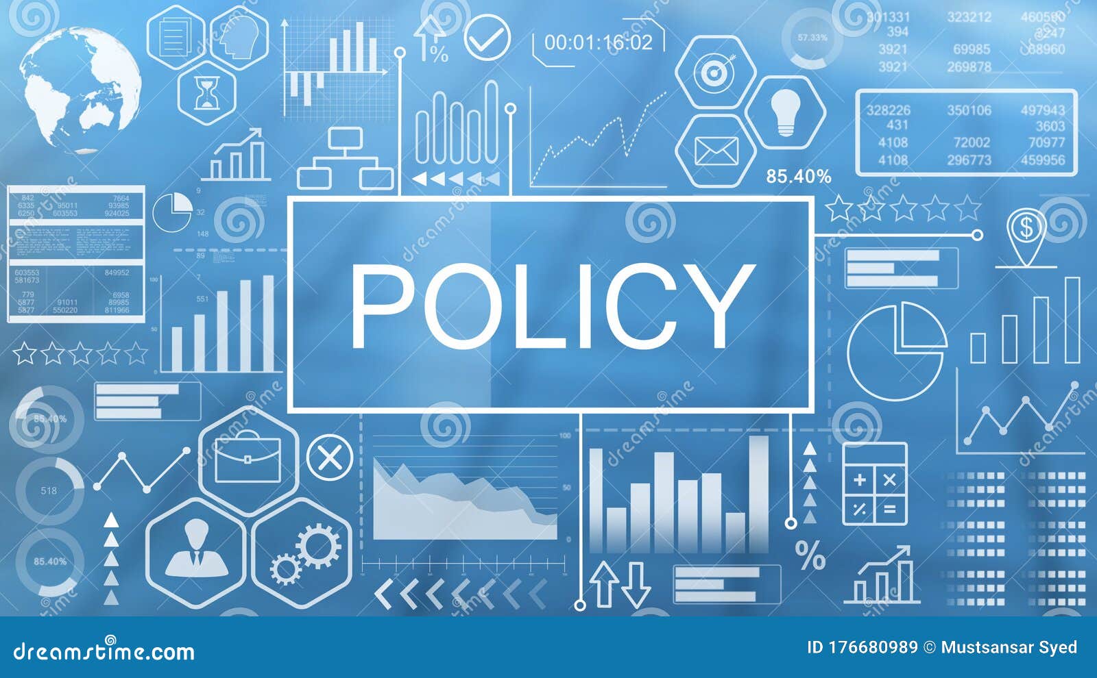 Policy, Animated Typography Stock Illustration - Illustration of ...