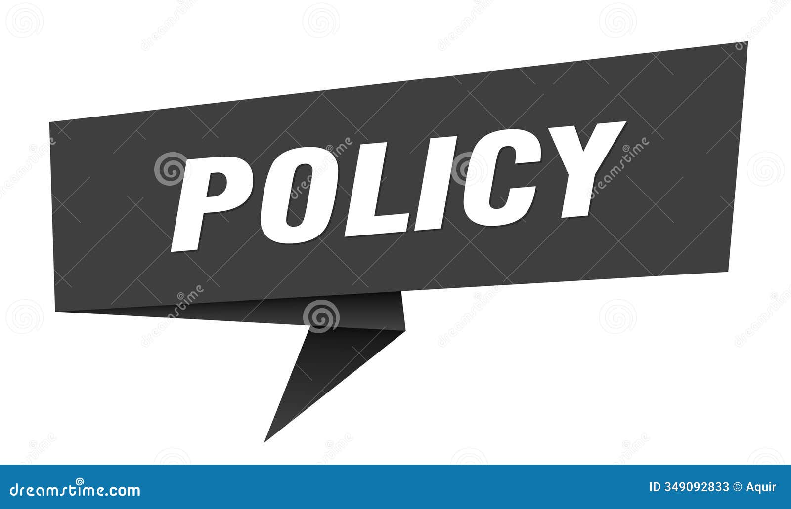 Policy Banner. Policy Speech Bubble, Label, Sticker, Sign Template ...