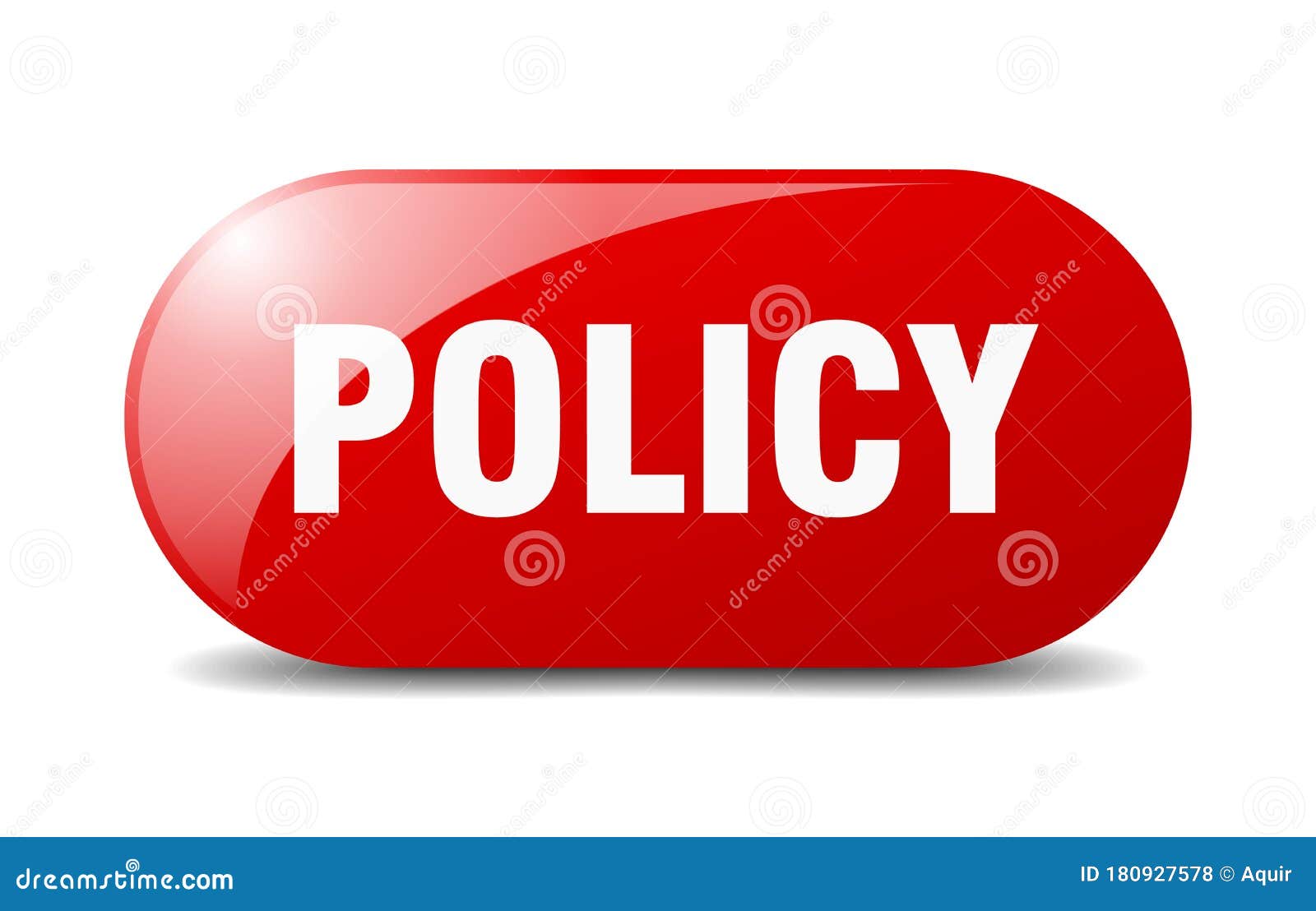 Policy Button. Policy Sign. Key. Push Button Stock Vector ...