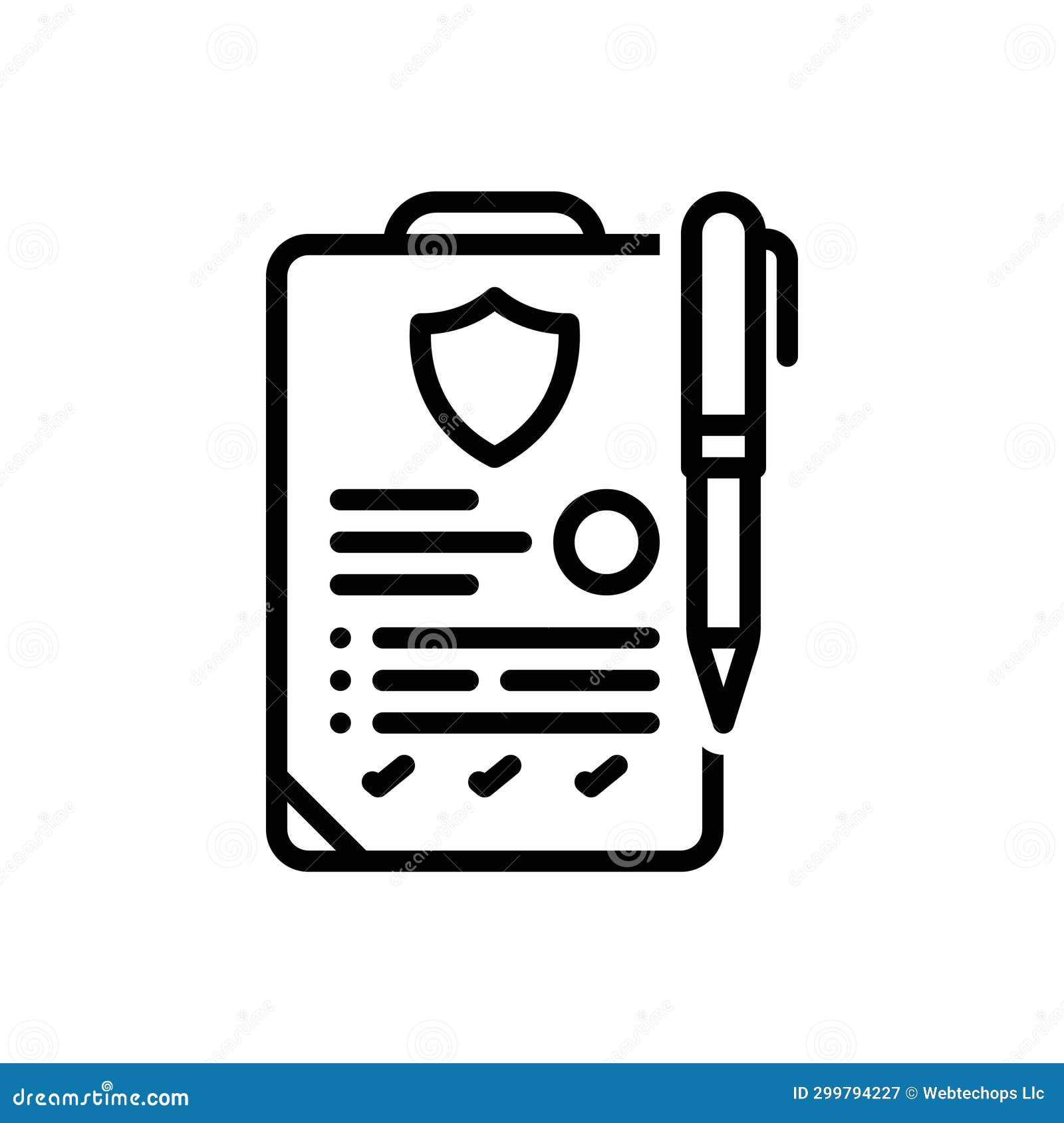 Policy And Guideline Line Icons Collection. Framework, Parameters ...
