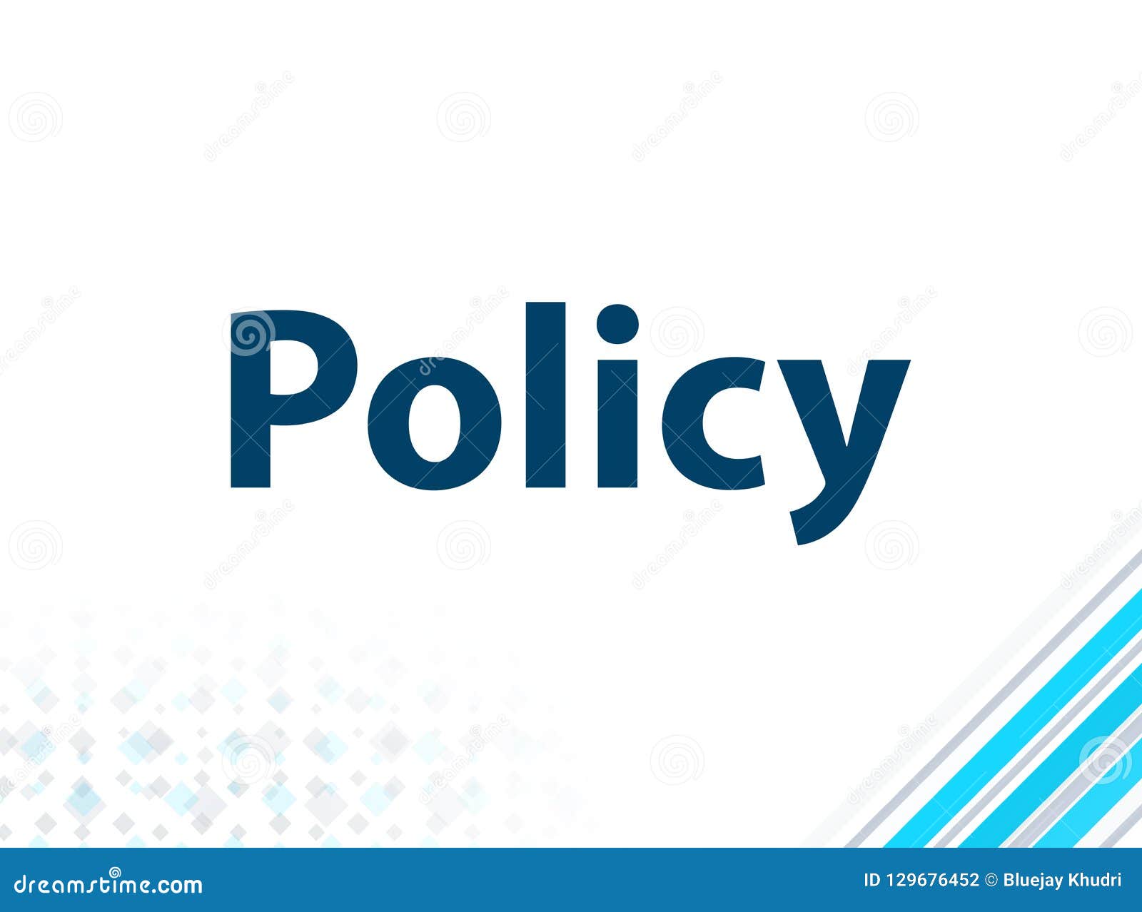 Policy Modern Flat Design Blue Abstract Background Stock Illustration ...