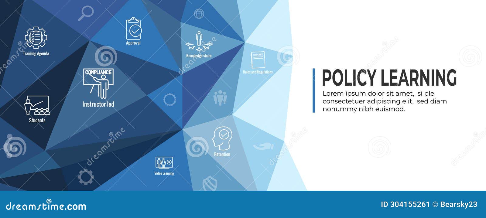 Policy Learning Web Header Banner with Leadership and Training ...