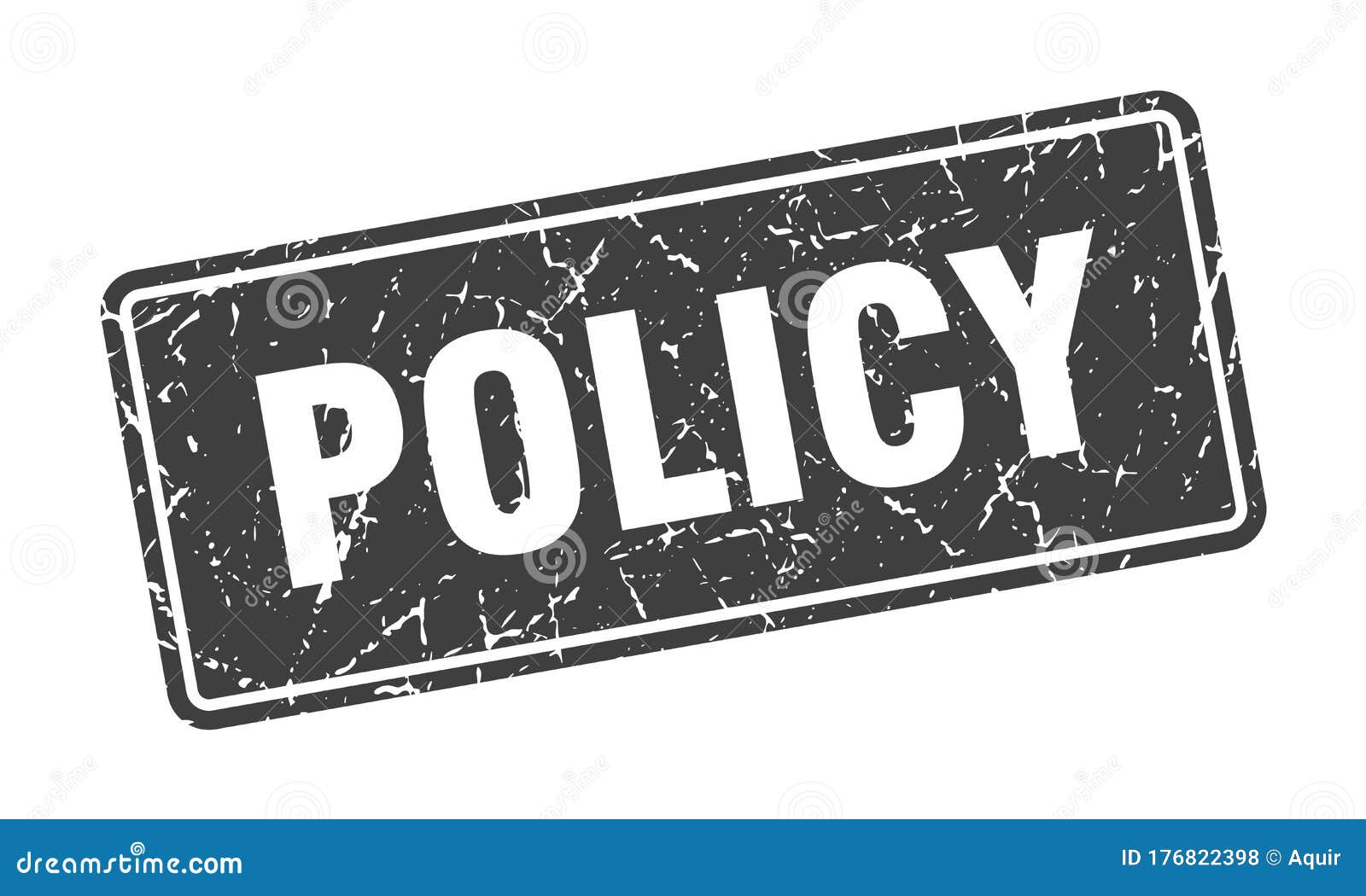 Policy Sign. Policy Grunge Stamp Stock Vector - Illustration of banner ...