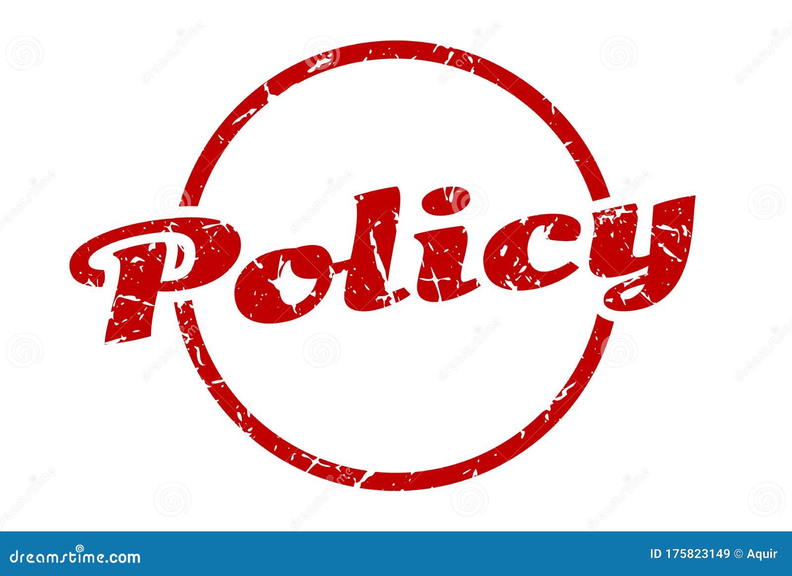 Policy Sign. Policy Round Vintage Stamp Stock Vector - Illustration of ...