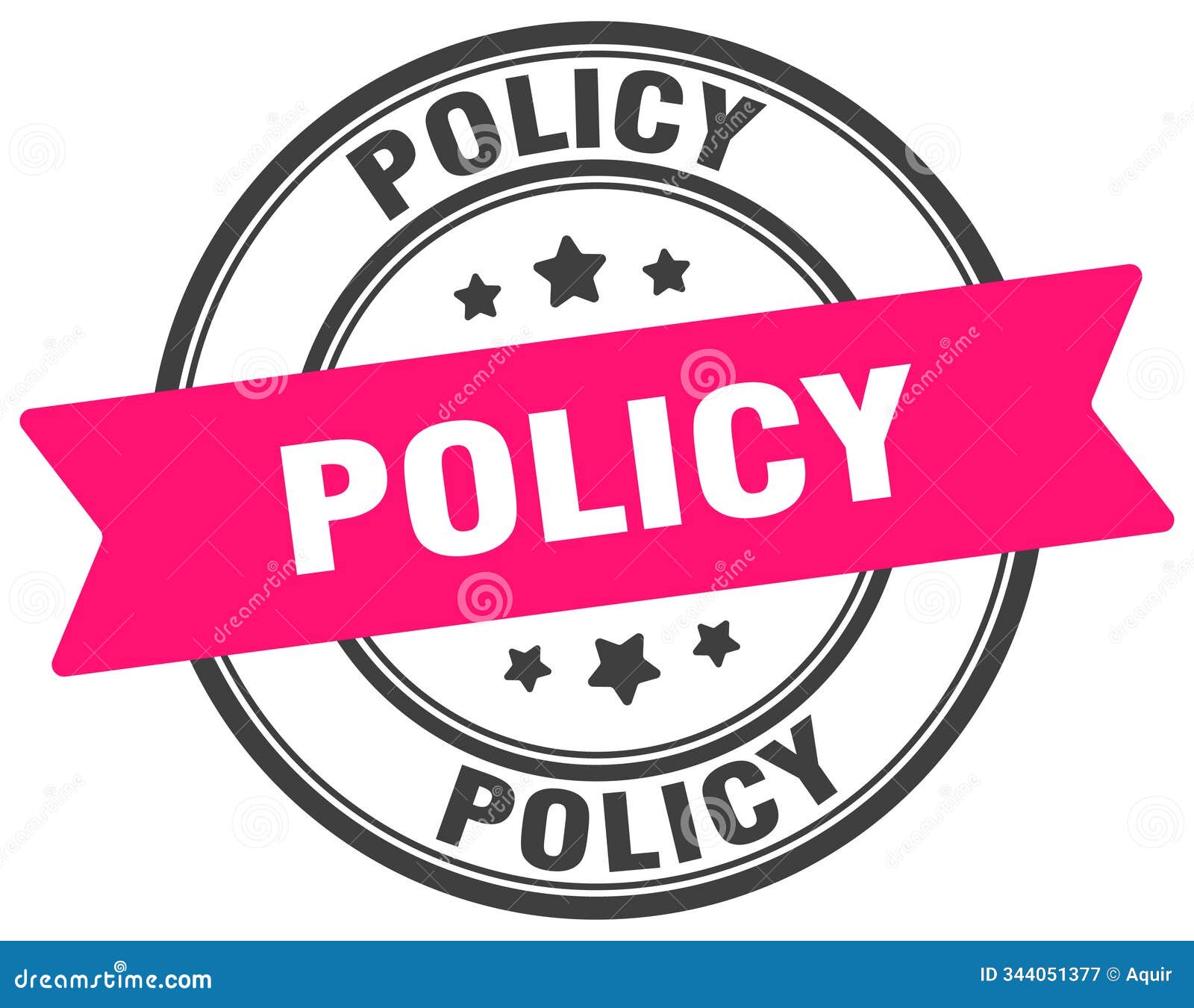 Policy Stamp. Policy Label on Transparent Background. Round Sign Stock ...