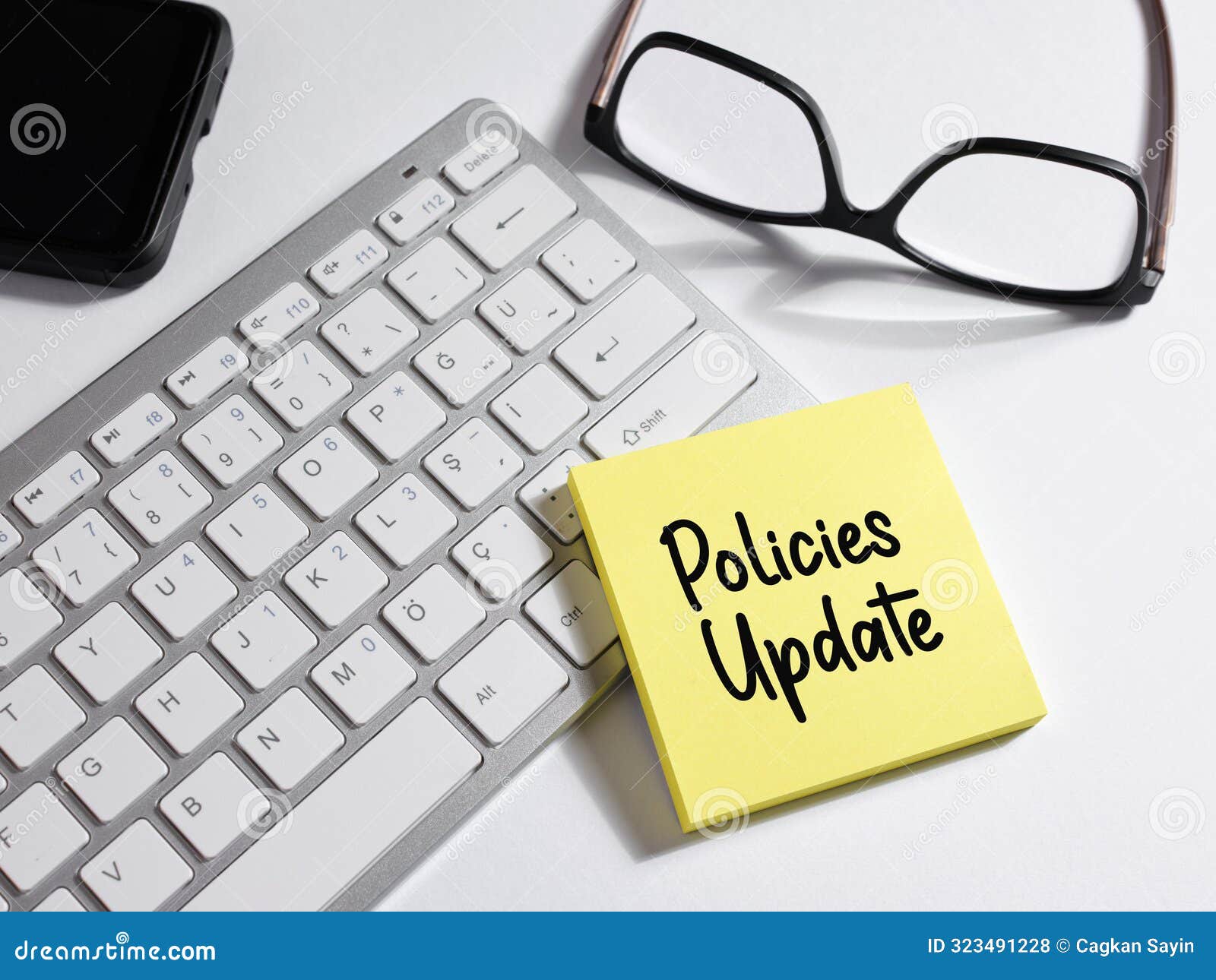 Policy Update Reminder Concept Stock Photo - Image of paper, business ...