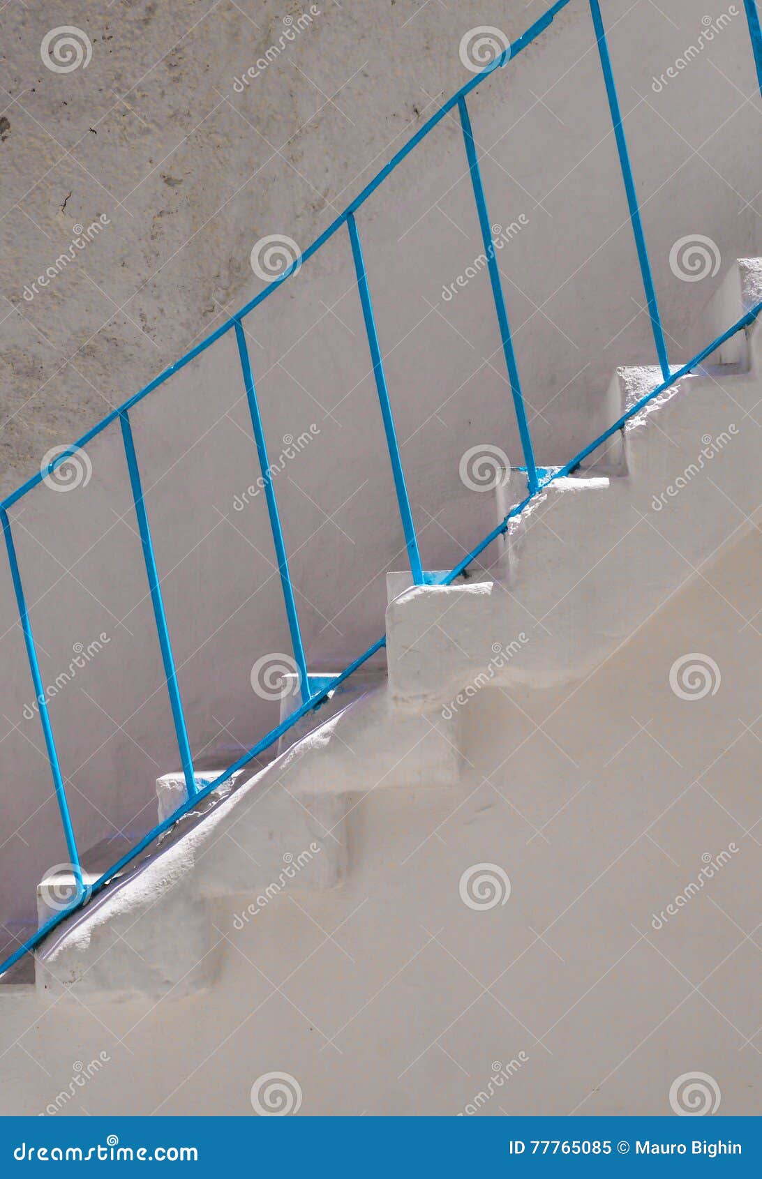 Polignano, Scala Blu, Puglia, Italia Immagine Stock - Immagine di ...