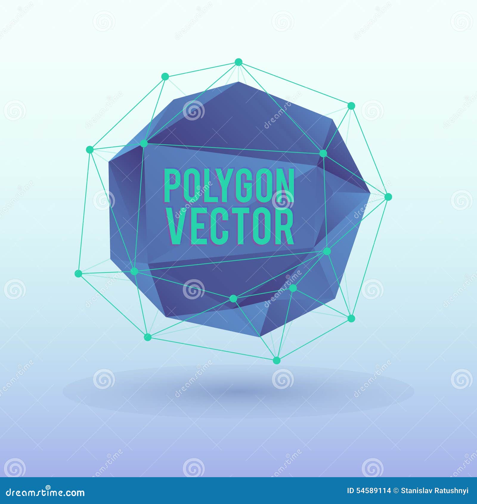 Poligon background stock vector. Illustration of layout - 54589114