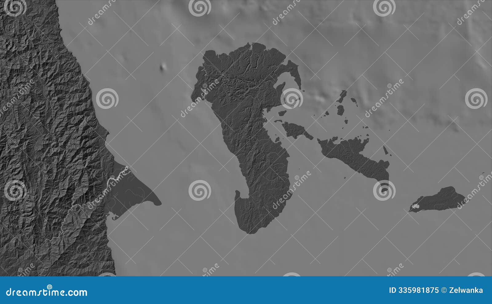 Polillo Island. Philippines. Bilevel Stock Illustration - Illustration ...