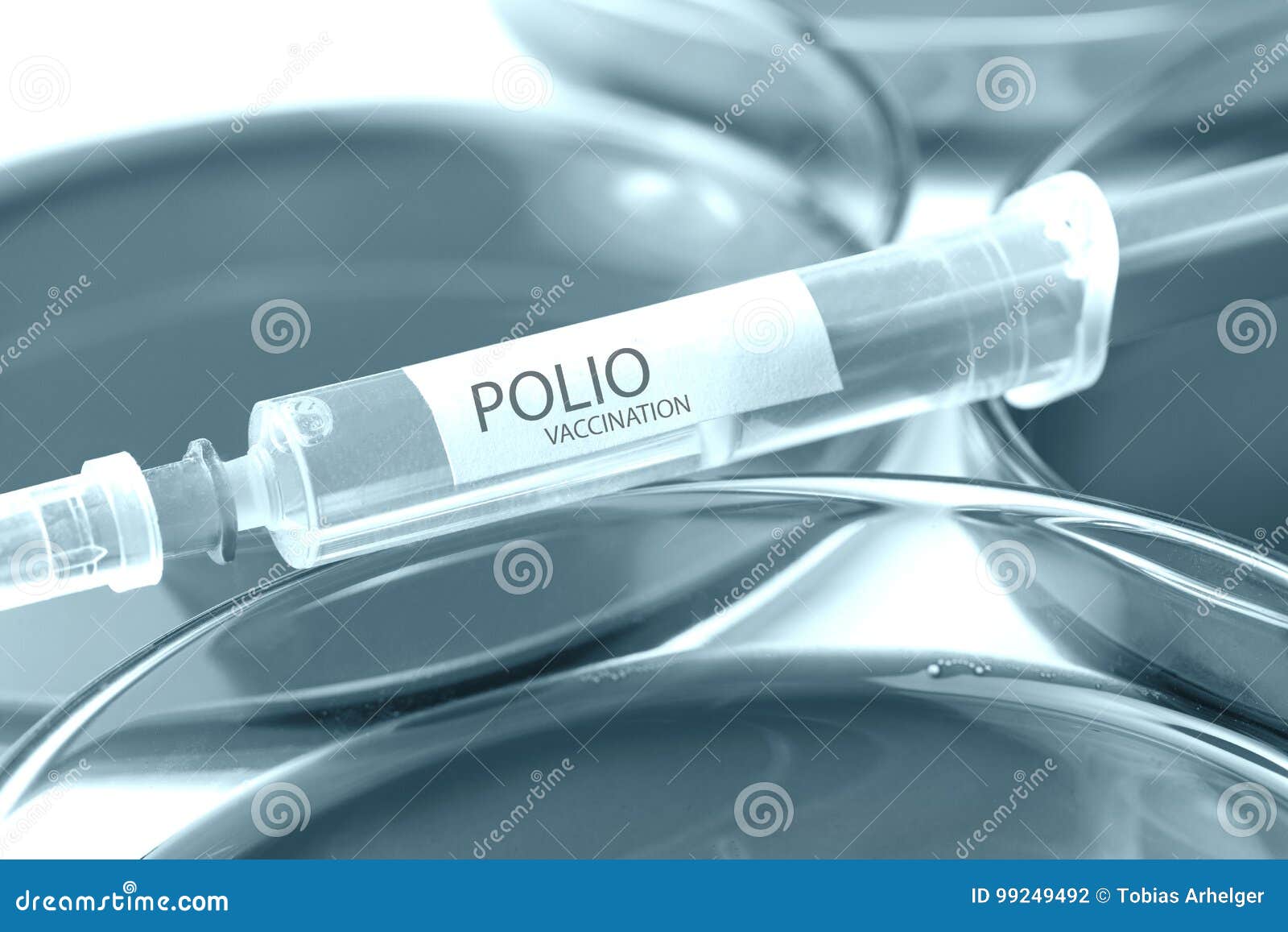 A polio vaccination stock photo. Image of polio, glove - 99249492