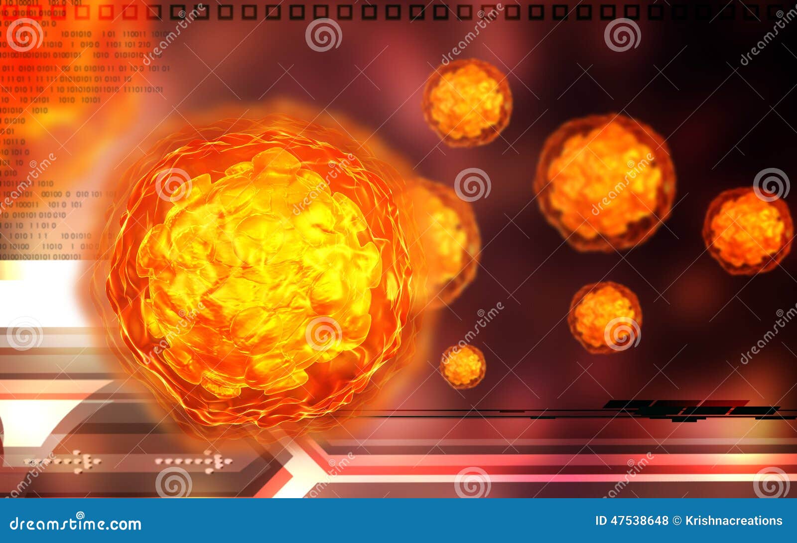 Polio virus stock illustration. Illustration of immune - 47538648
