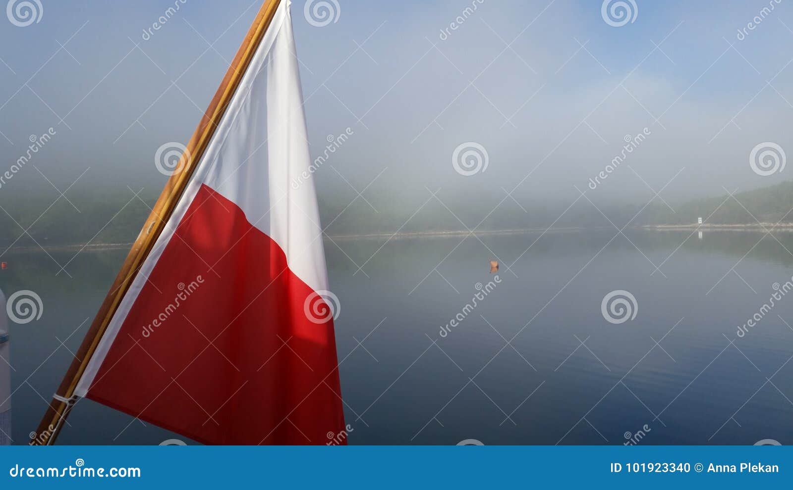 Polish bandera stock photo. Image of morning, bandera - 101923340