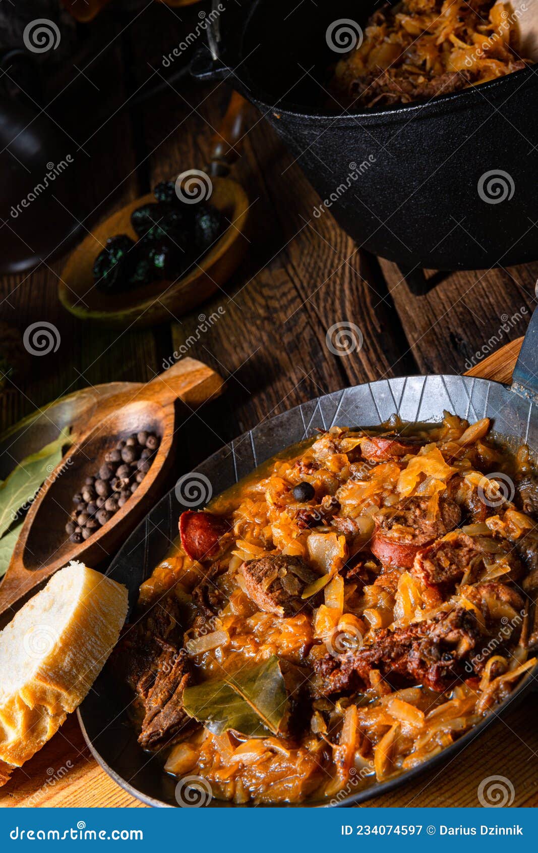 A Polish Bigos Cooked According To An Old Recipe With Wine And Plum ...