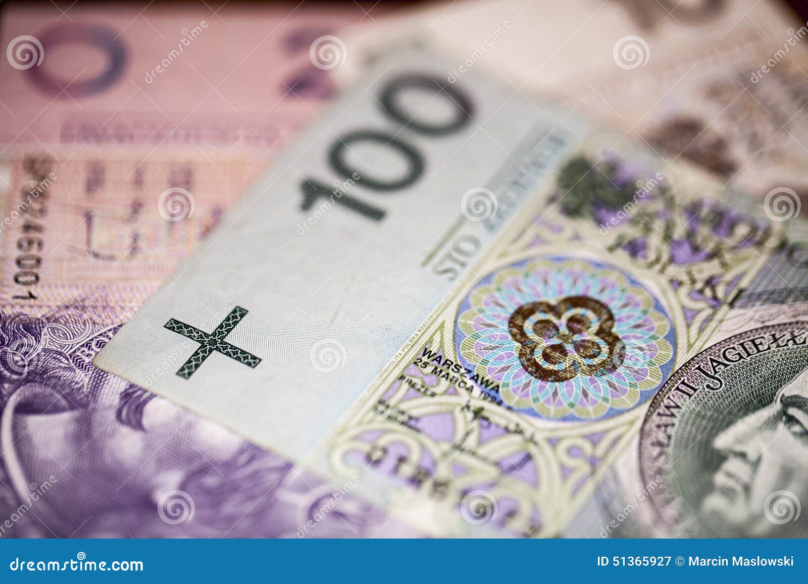 Polish bill stock image. Image of finance, paper, national - 51365927