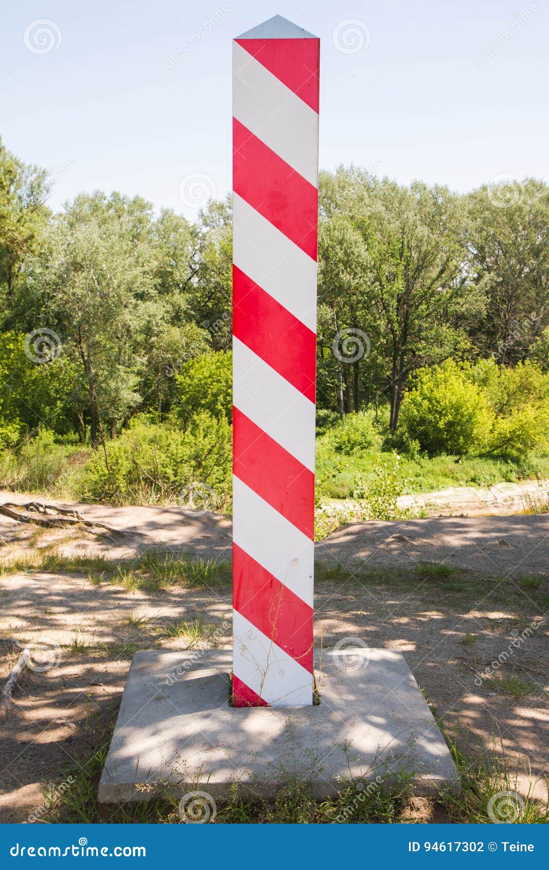 Polish border pole stock photo. Image of pole, agreement - 94617302