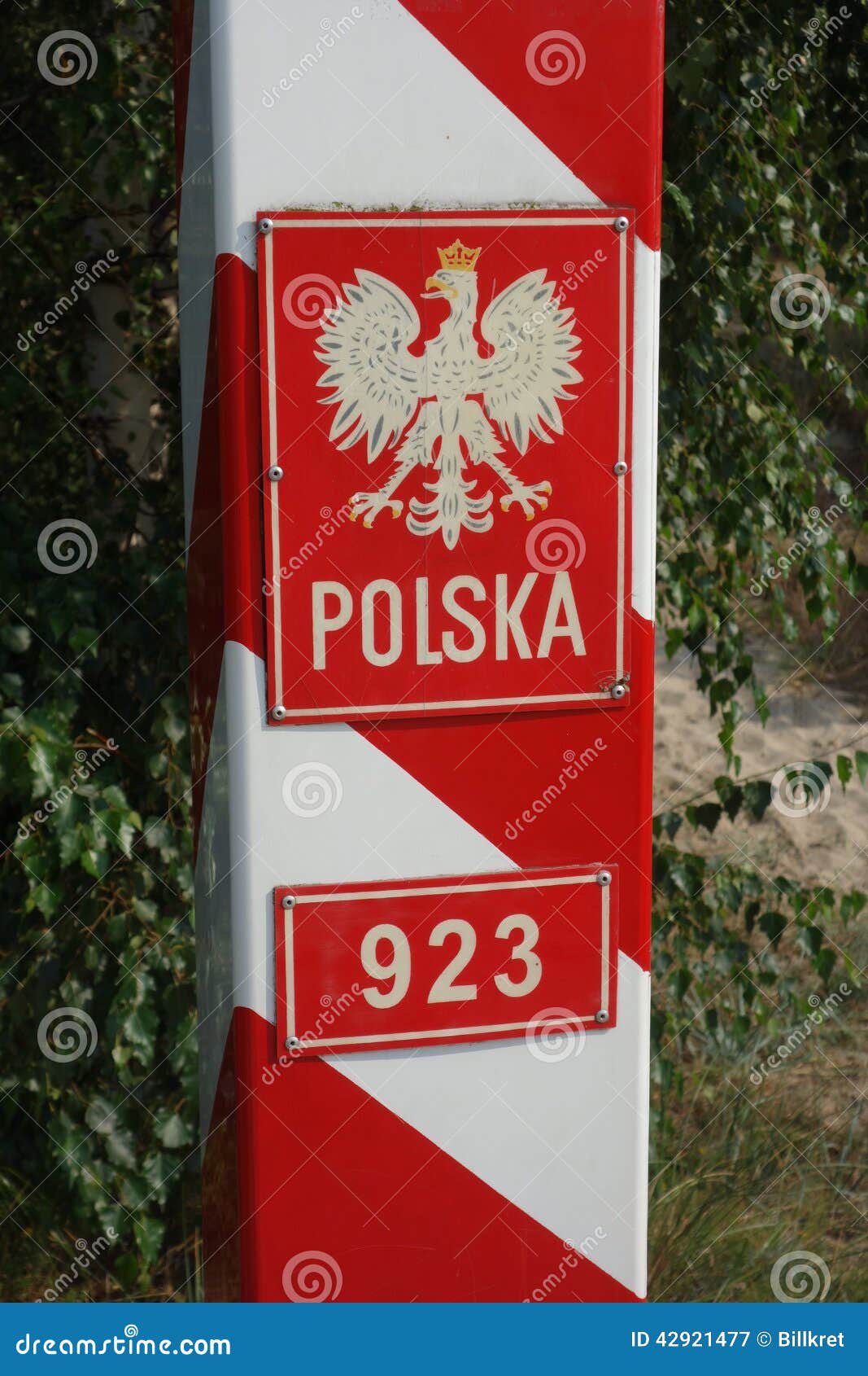 Polish border stock image. Image of border, sign, white - 42921477