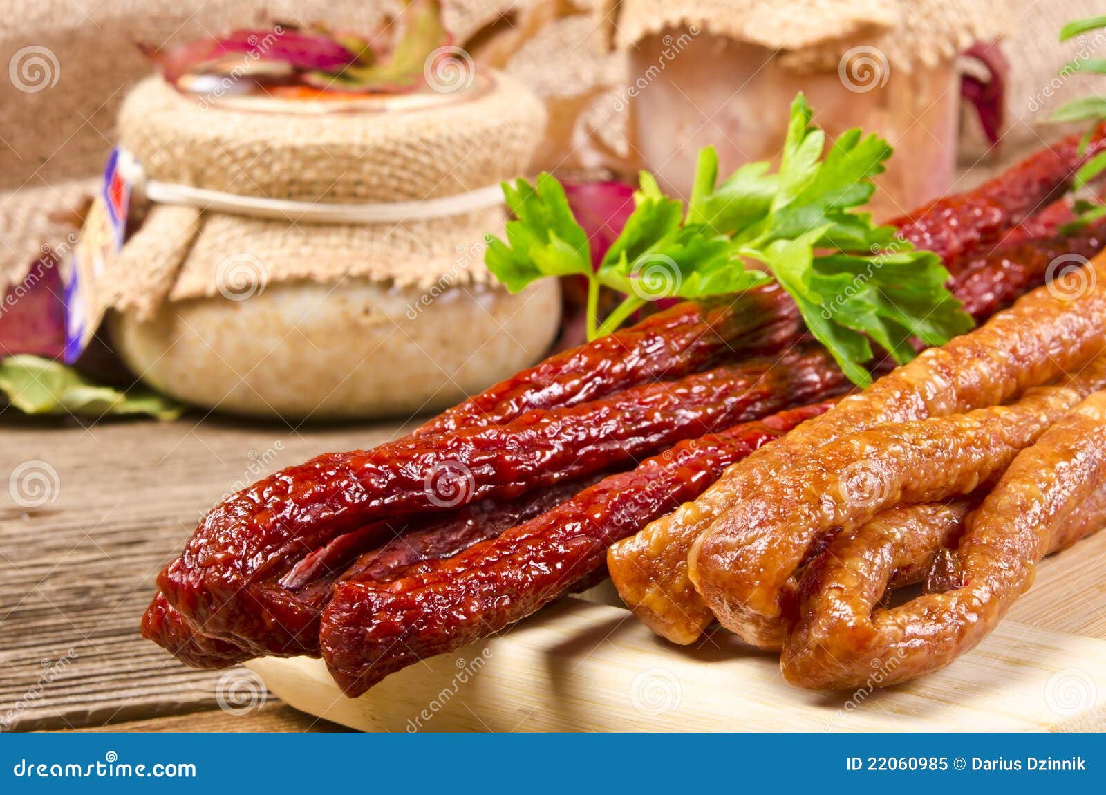 Polish CABANOSSI stock image. Image of delicacy, appetizer - 22060985