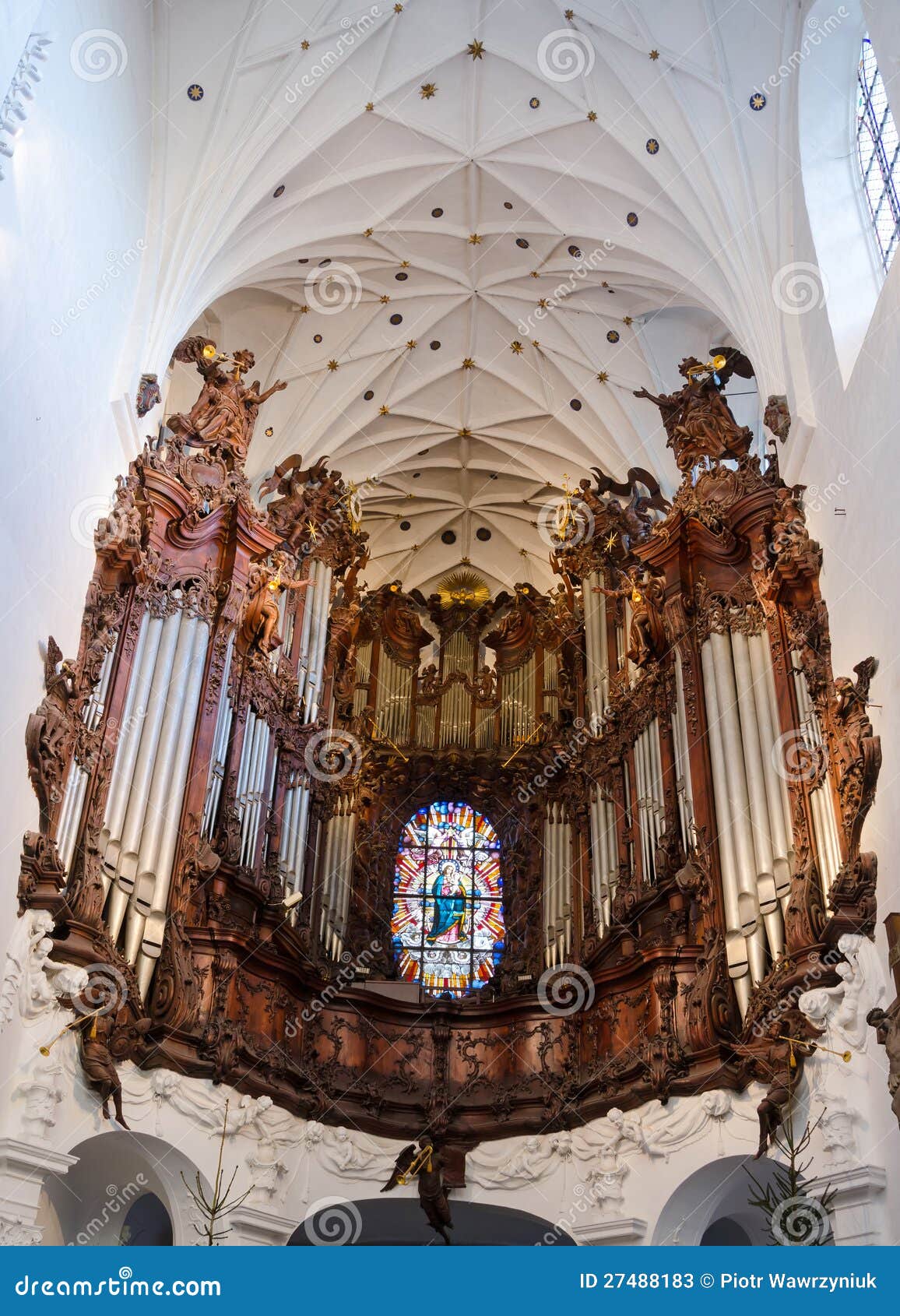 Polish church instruments editorial stock photo. Image of organ - 27488183