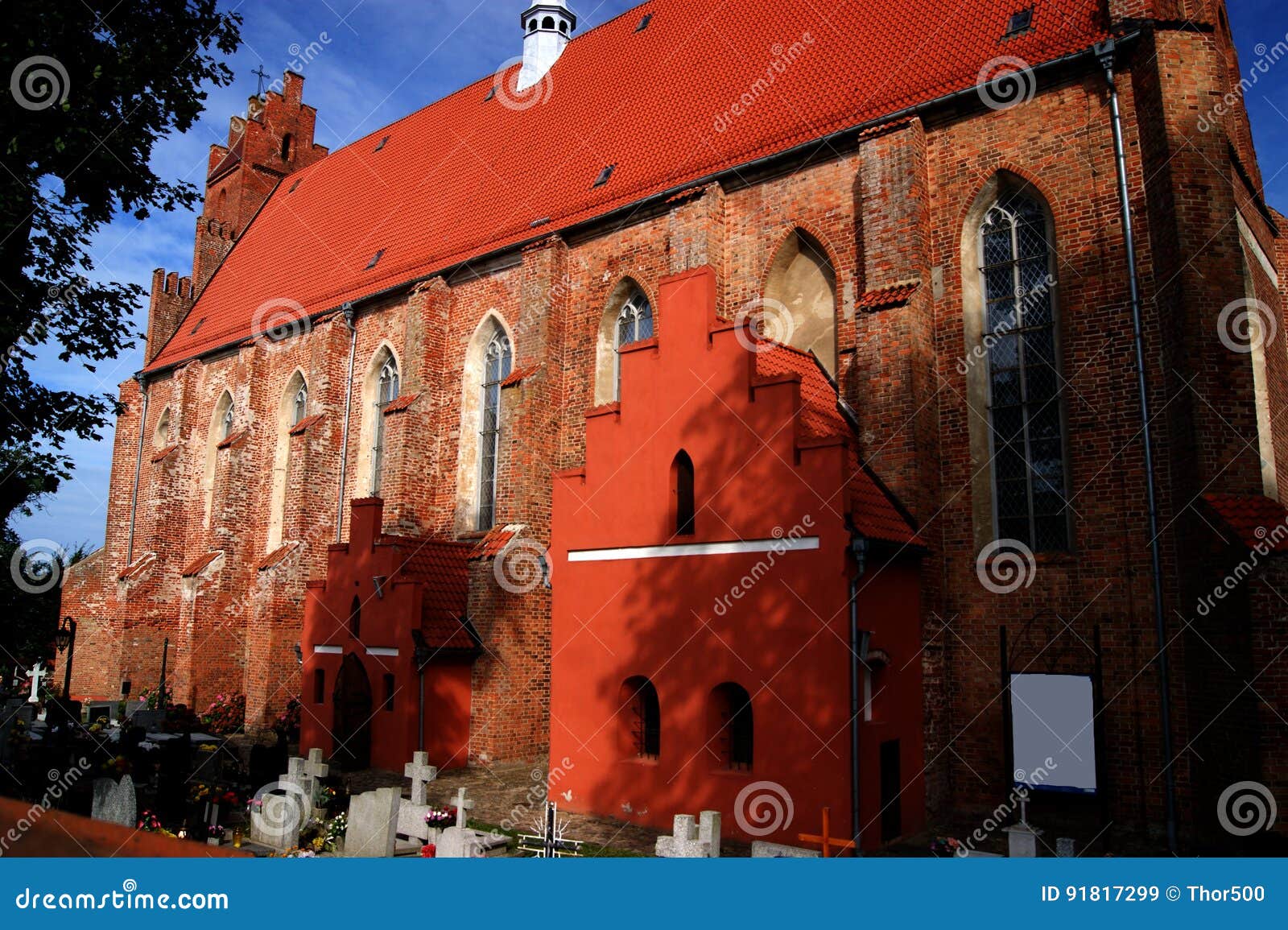 The polish church stock image. Image of outside, window - 91817299