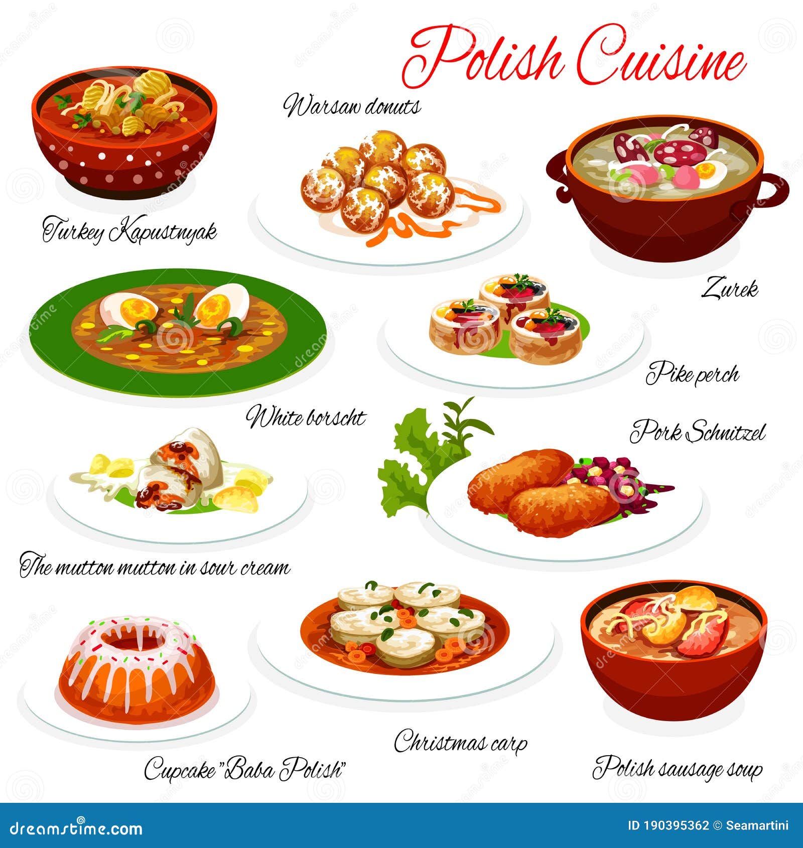Polish Cuisine Food, Poland Restaurant Menu Dishes Stock Vector ... Polish Cuisine Food, Poland Restaurant Menu Dishes Stock Vector ...