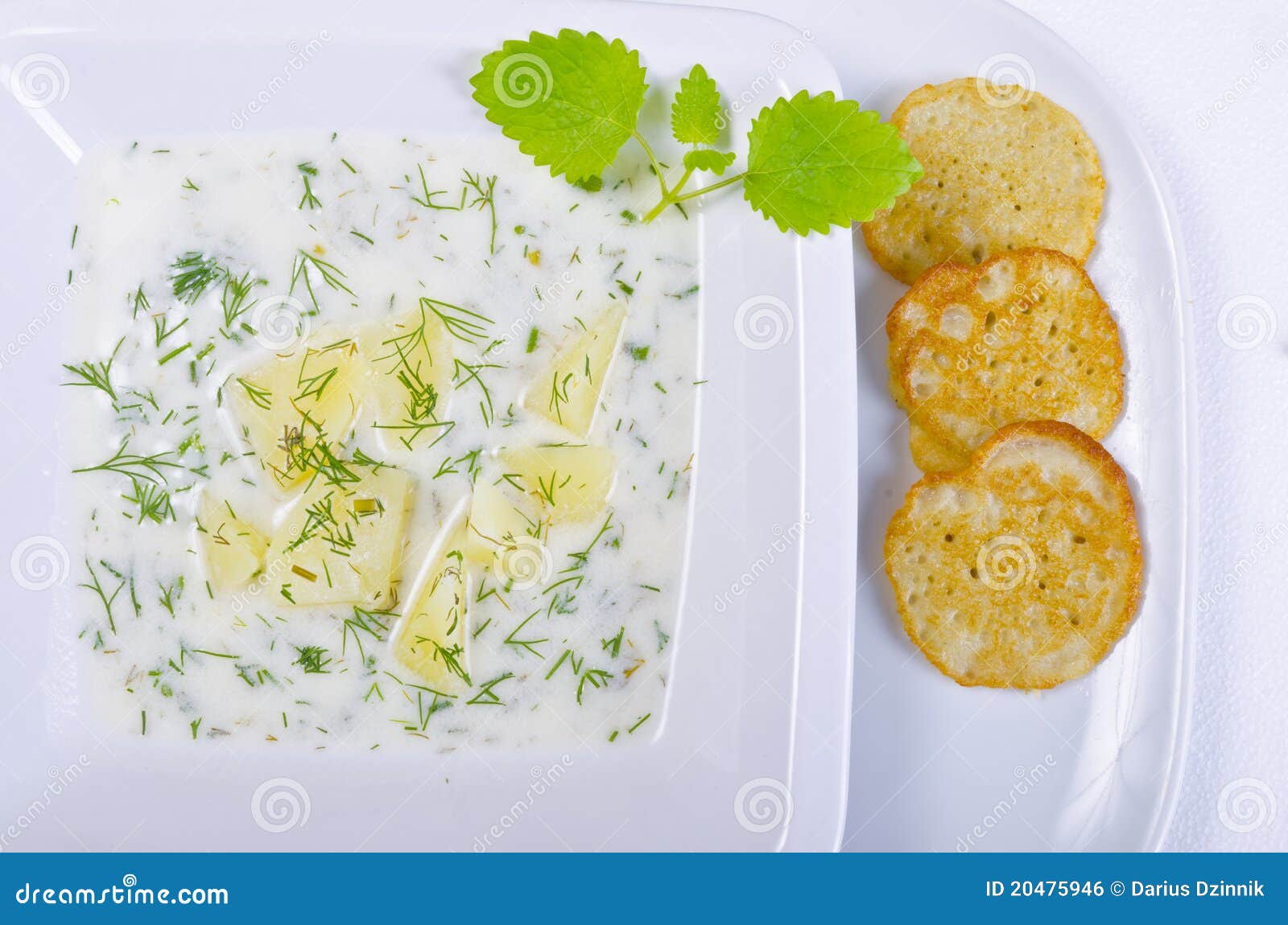 Polish dill soup stock photo. Image of health, vegetarian - 20475946