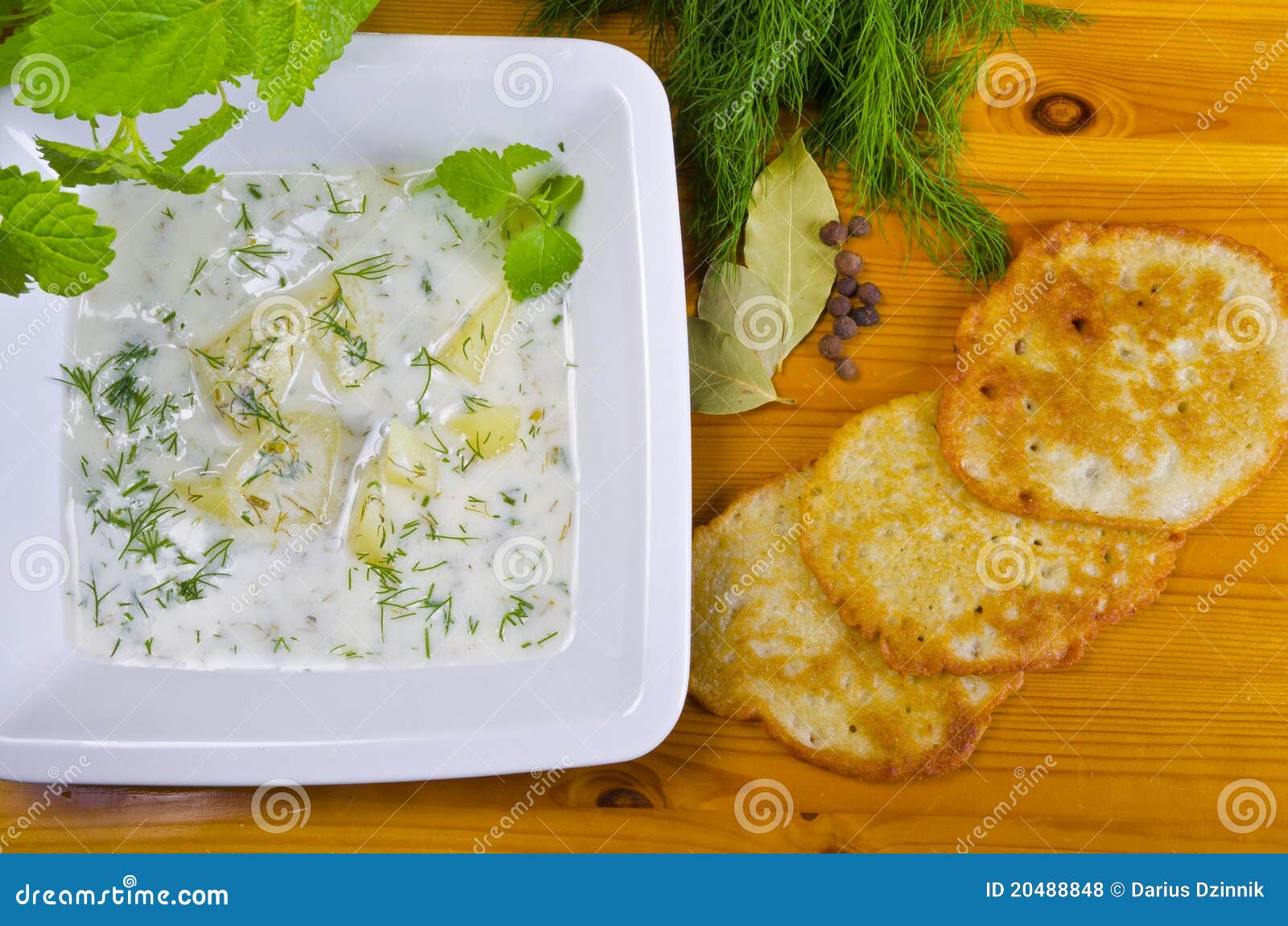 Polish dill soup stock photo. Image of summer, dill, food - 20488848