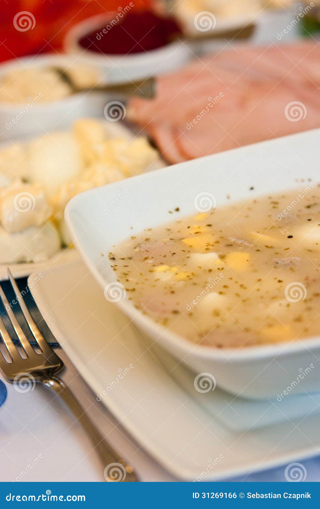 Polish Easter table stock photo. Image of traditional - 31269166