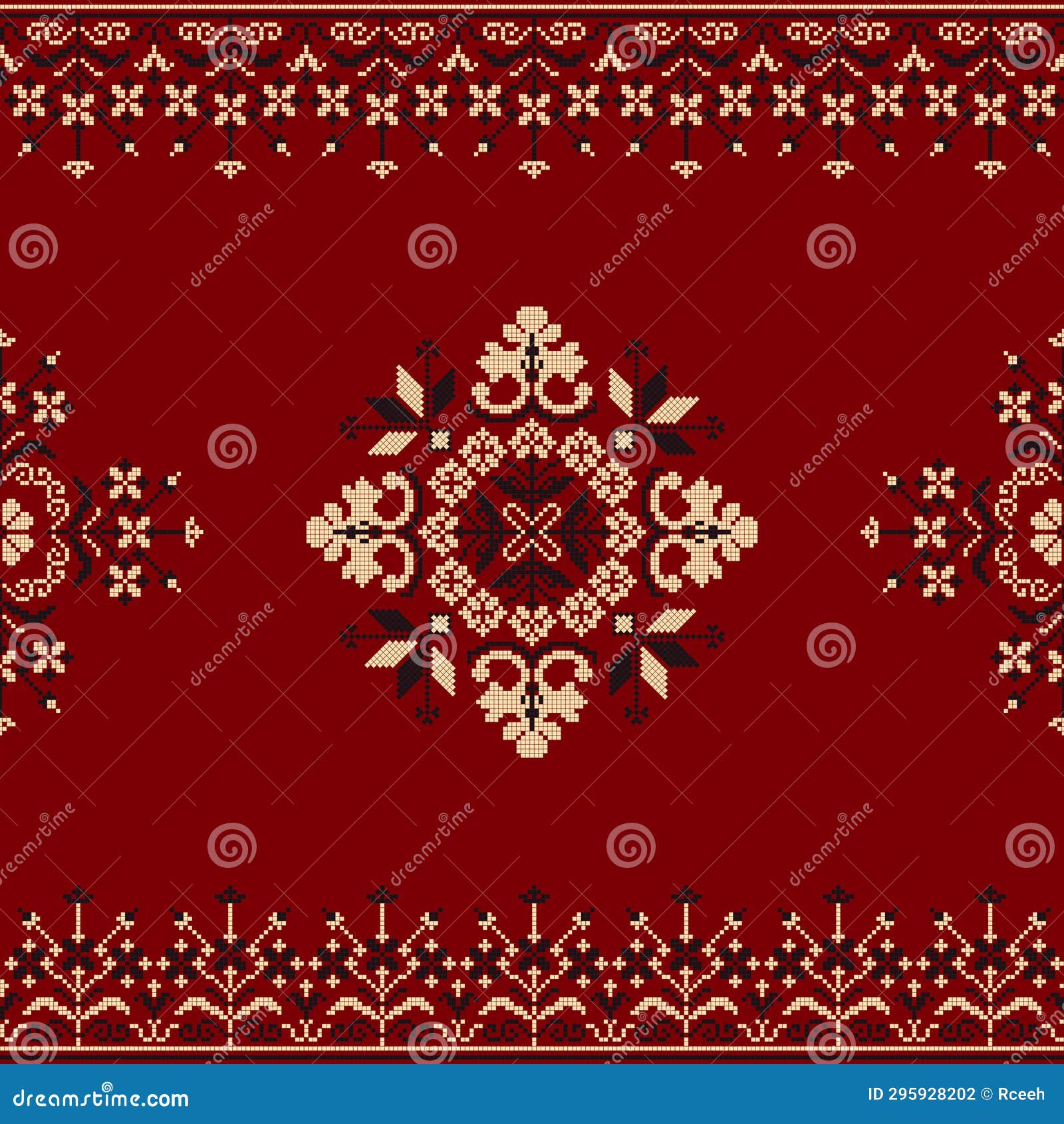 Polish Embroidery Pattern 7 Stock Vector - Illustration of eastern ...