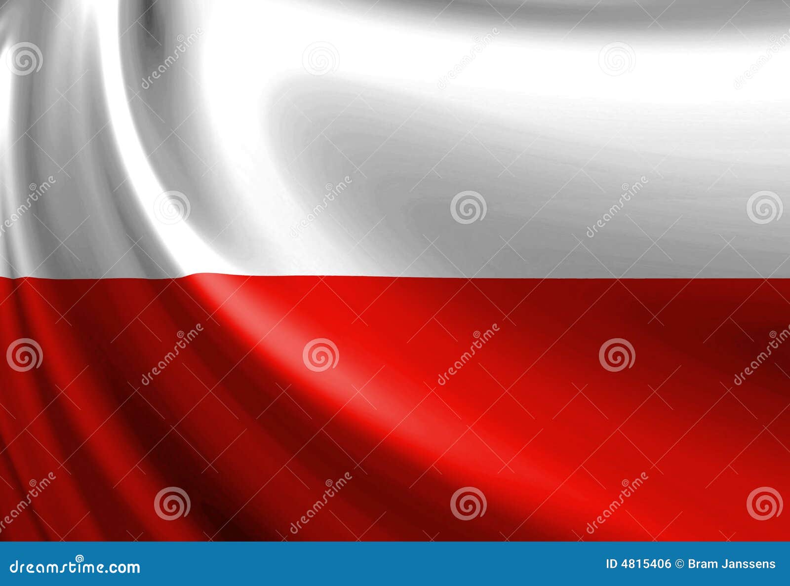 Polish flag stock illustration. Illustration of flowing - 4815406