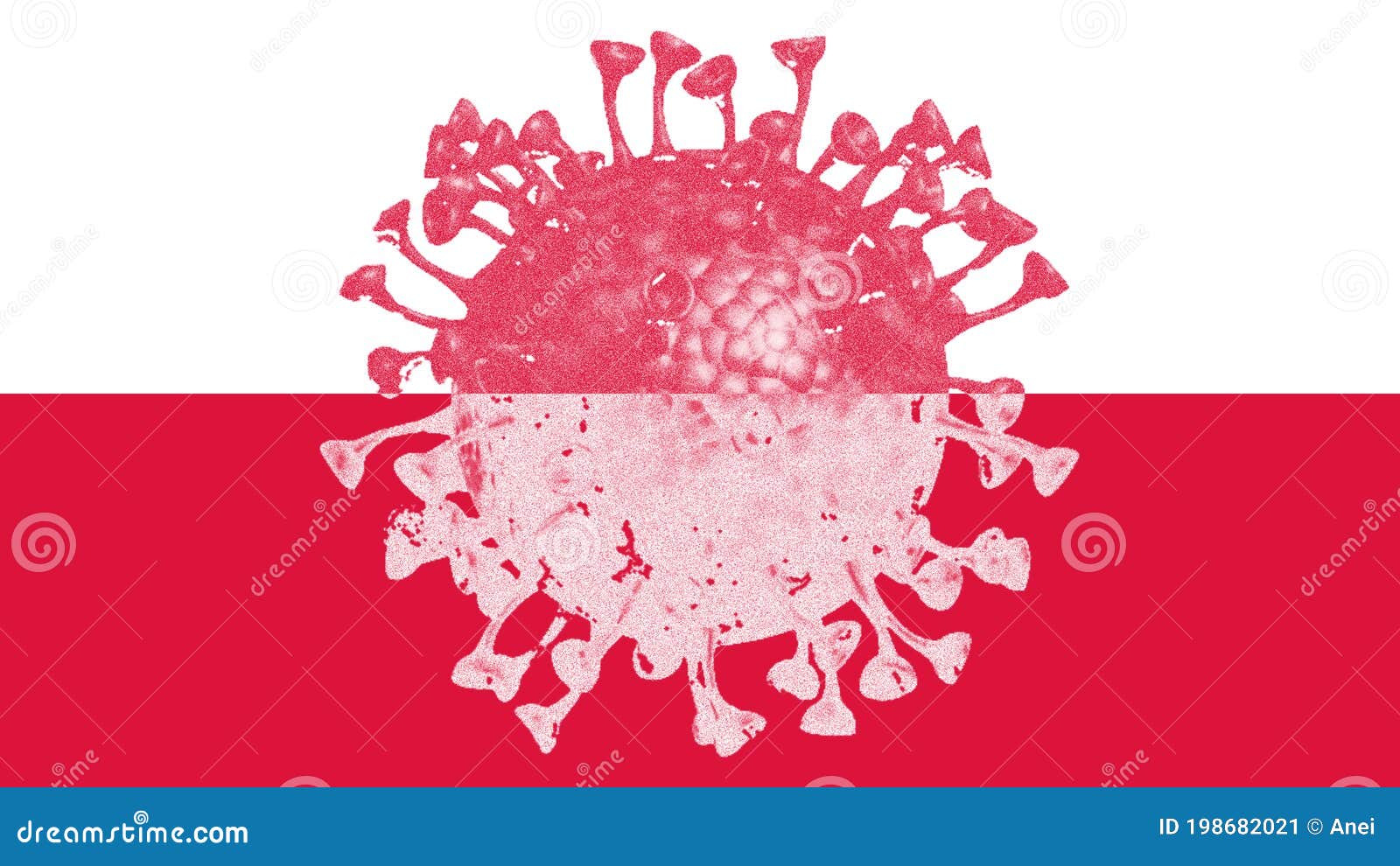 Flags In Virus Cell Shape Collection. National Flags Of The World ...